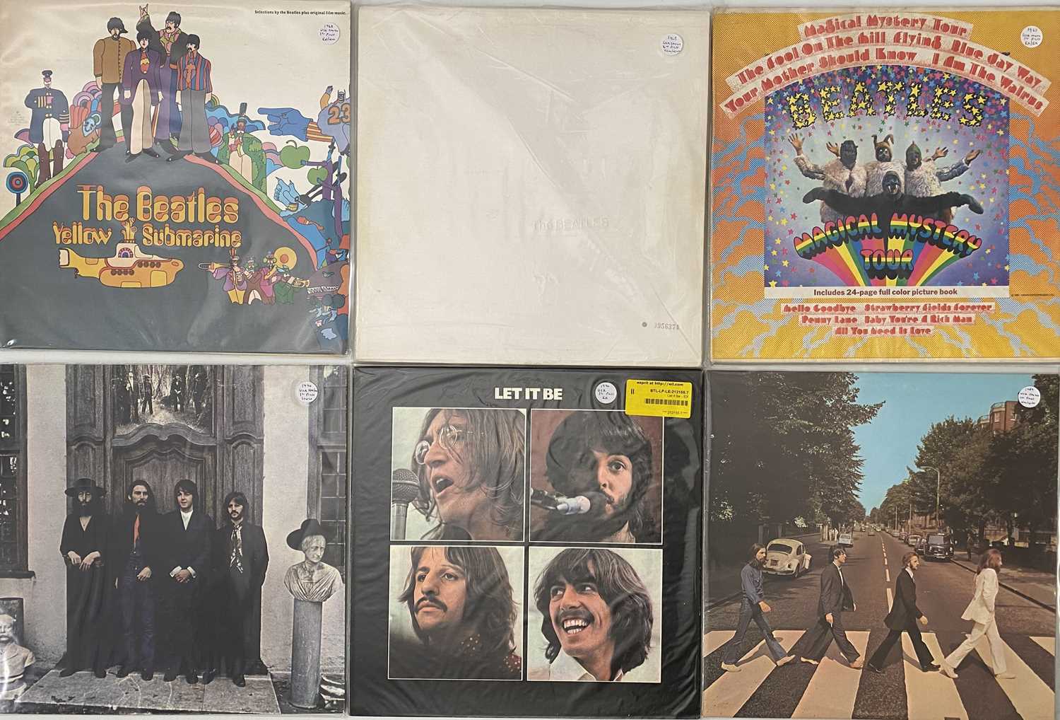 Lot 40 - THE BEATLES - US STUDIO ALBUMS LP COLLECTION