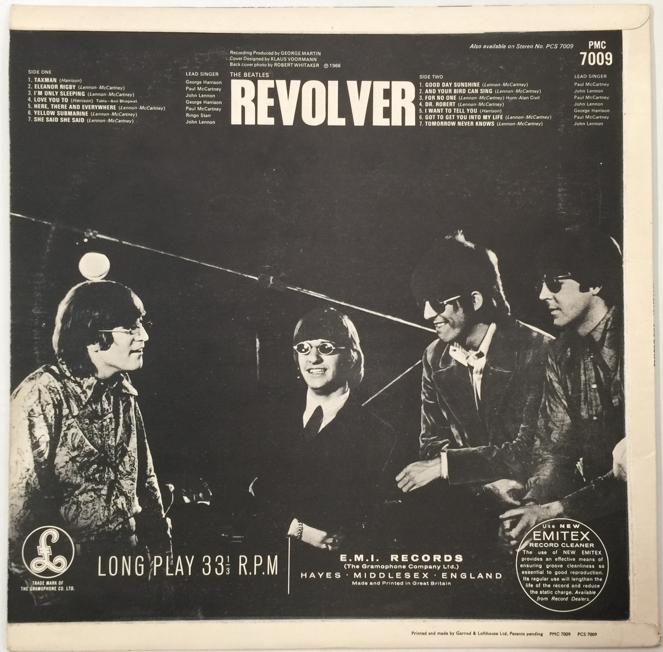 Lot 115 - THE BEATLES - REVOLVER LP (ORIGINAL UK