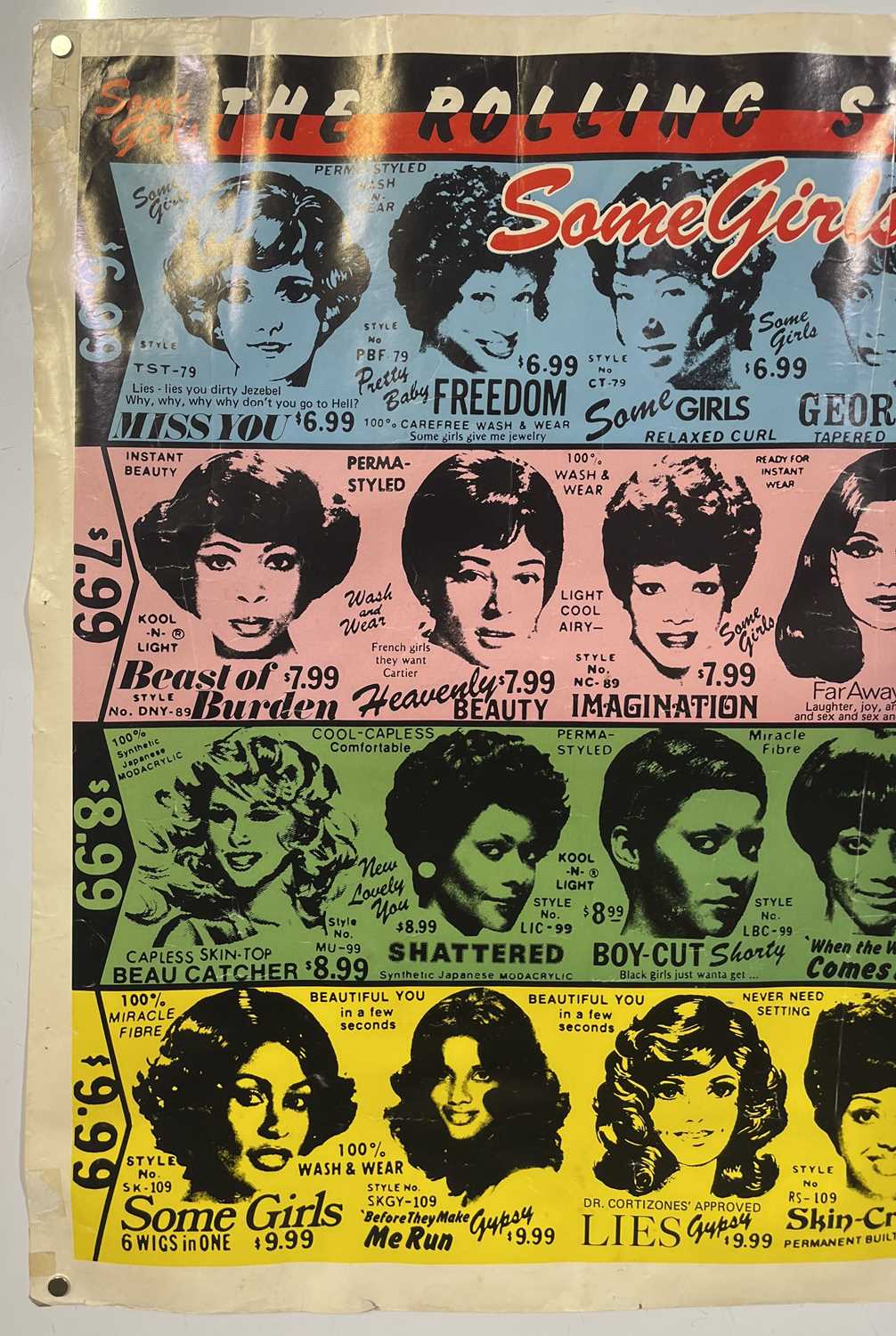 Lot 363 The Rolling Stones A Some Girls Poster