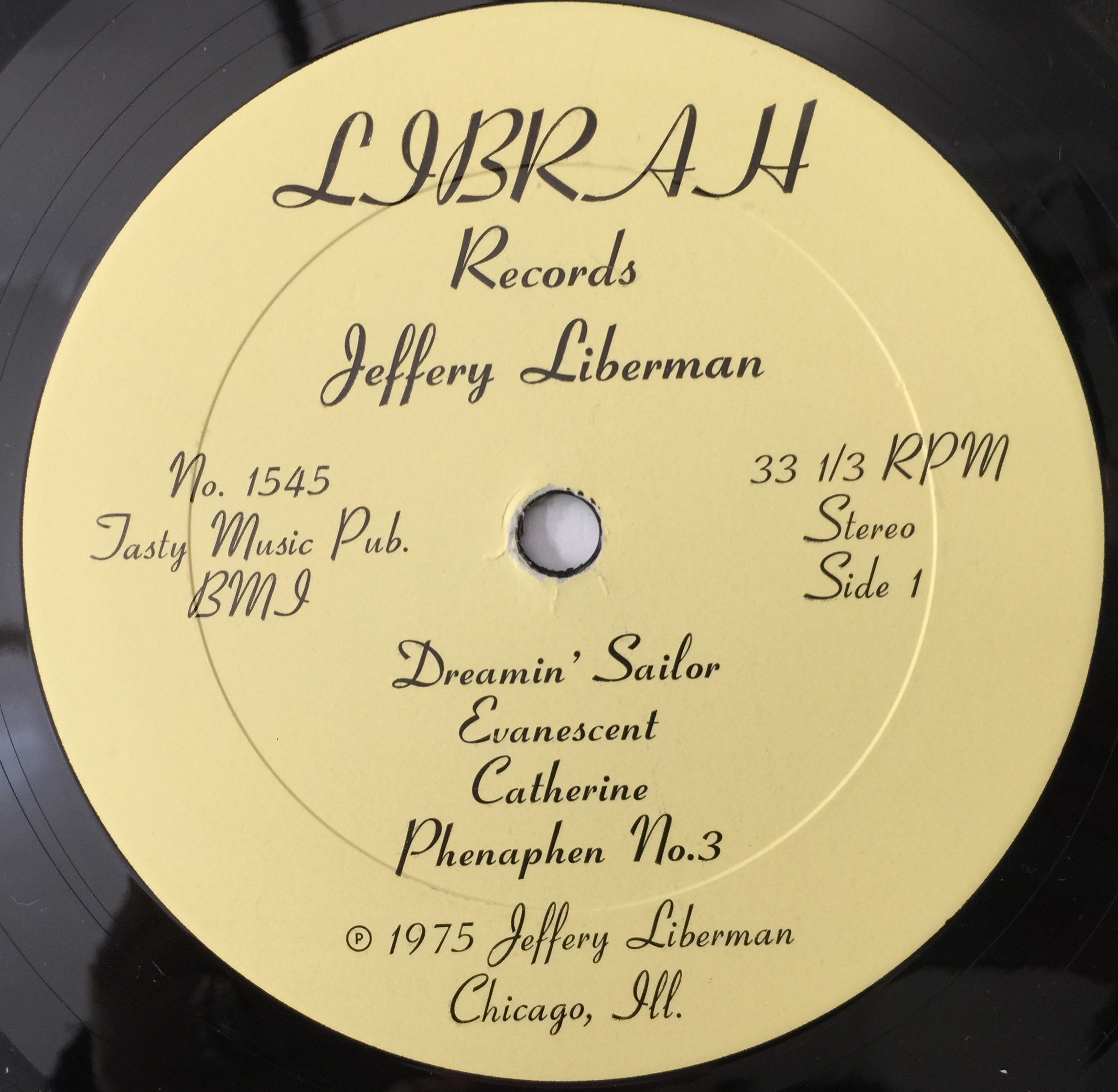 Lot 212 - JEFFERY LIBERMAN - JEFFERY LIBERMAN LP (OG