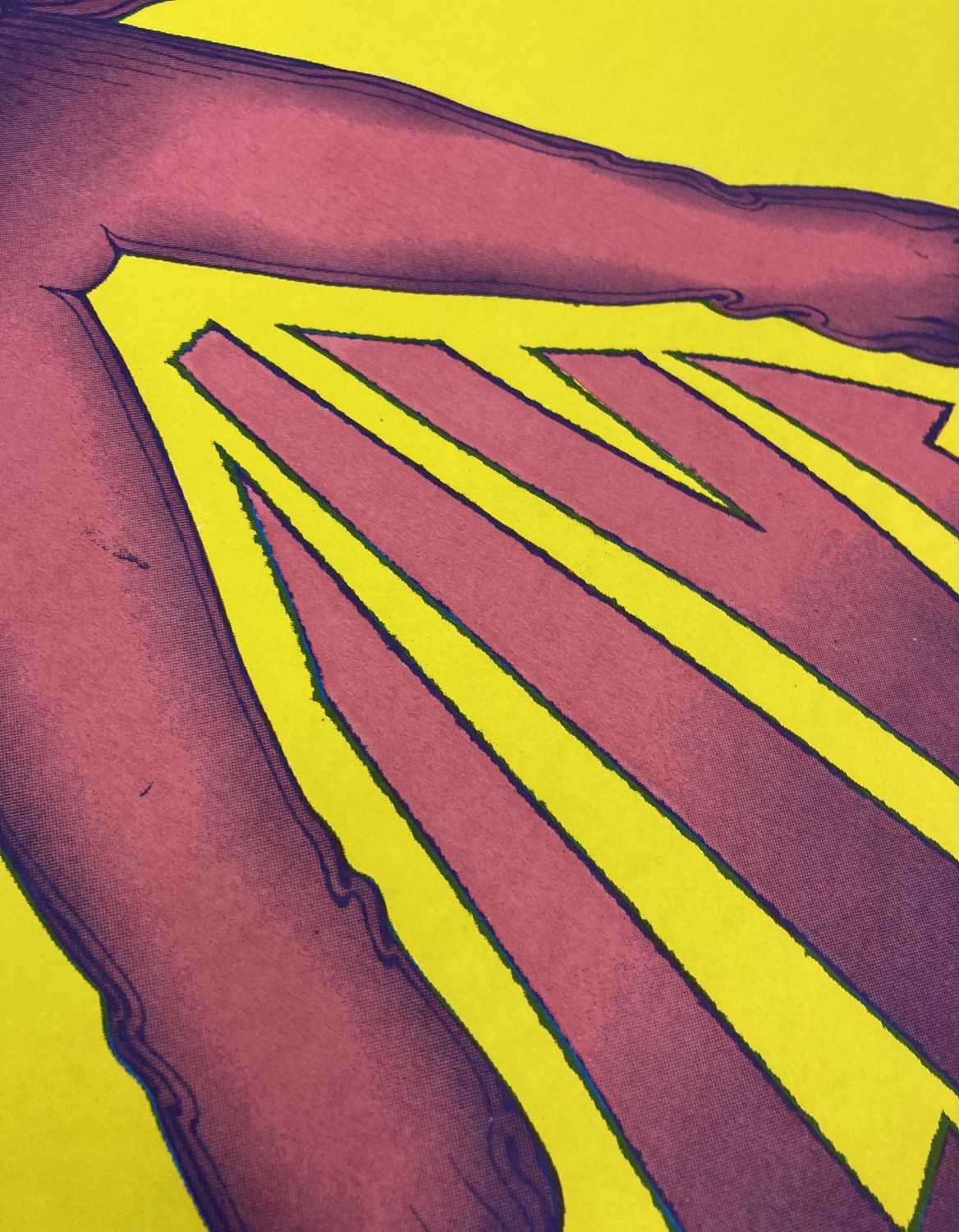 Lot 335 - DAVID BOWIE GEORGE UNDERWOOD ZIGGY POSTER.