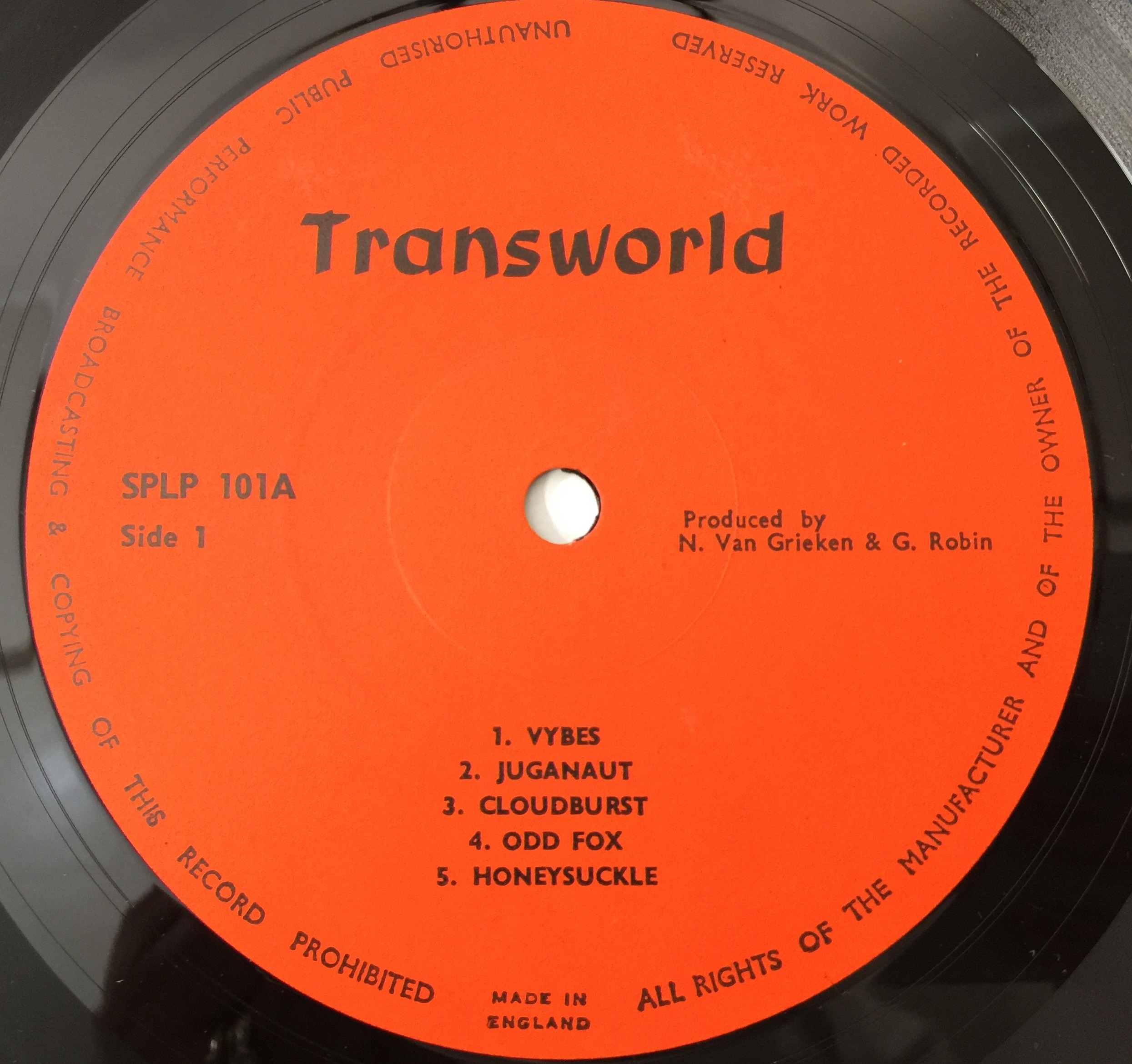 Lot 122 - SAMANTHA PRODUCTIONS VOLUME 1 LP (ORIGINAL