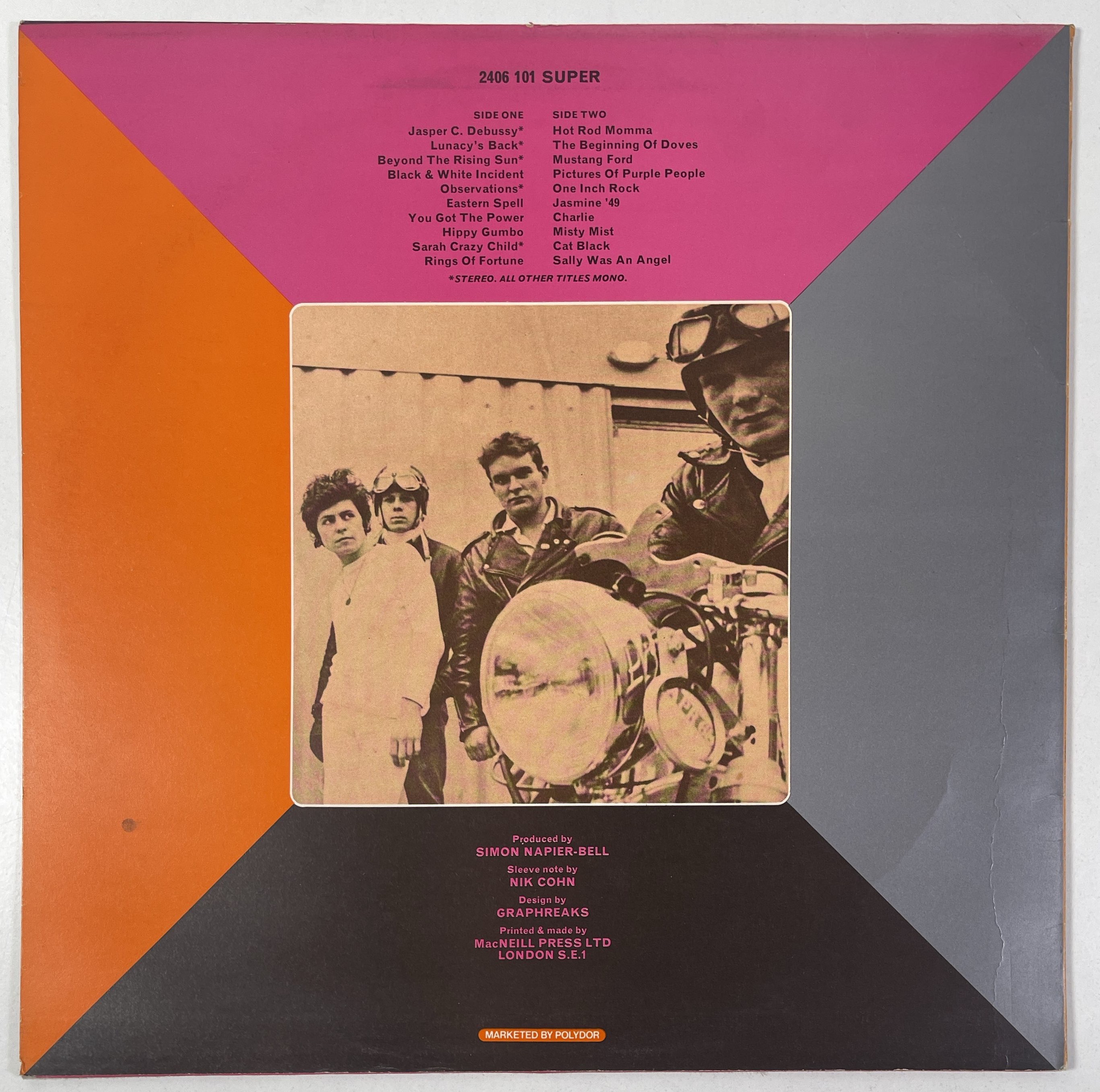 Lot 86 - MARC BOLAN - HARD ON LOVE LP - ORIGINAL UK