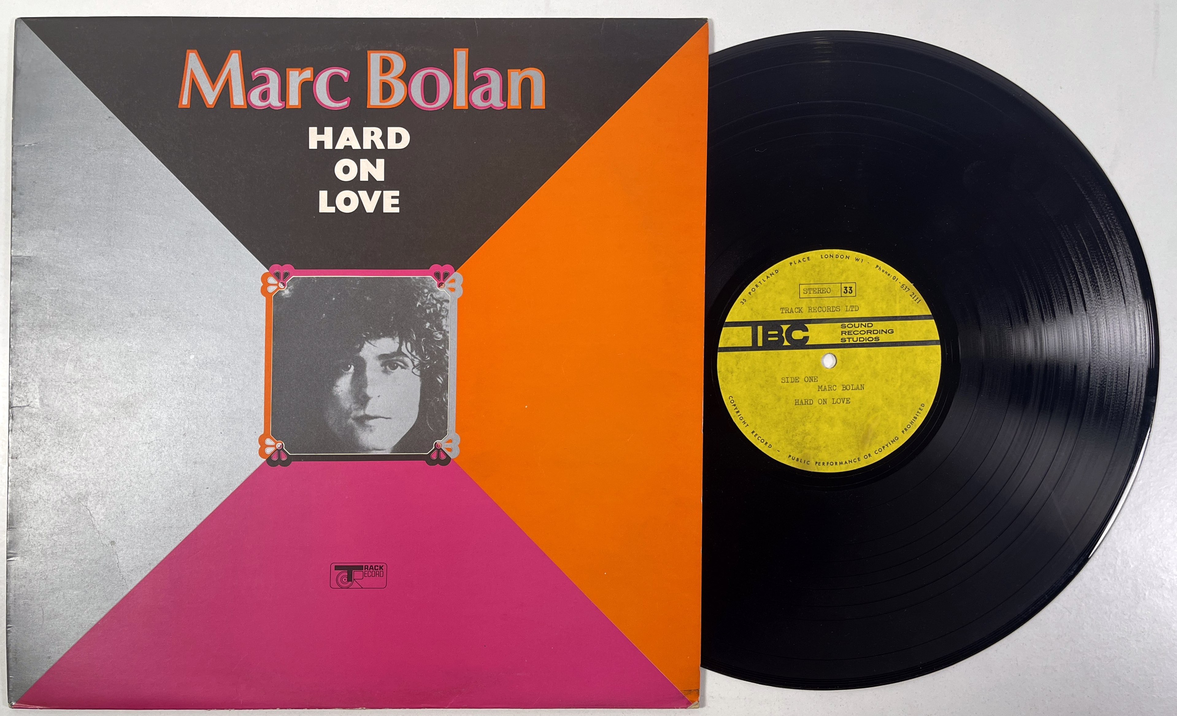 Lot 86 - MARC BOLAN - HARD ON LOVE LP - ORIGINAL UK