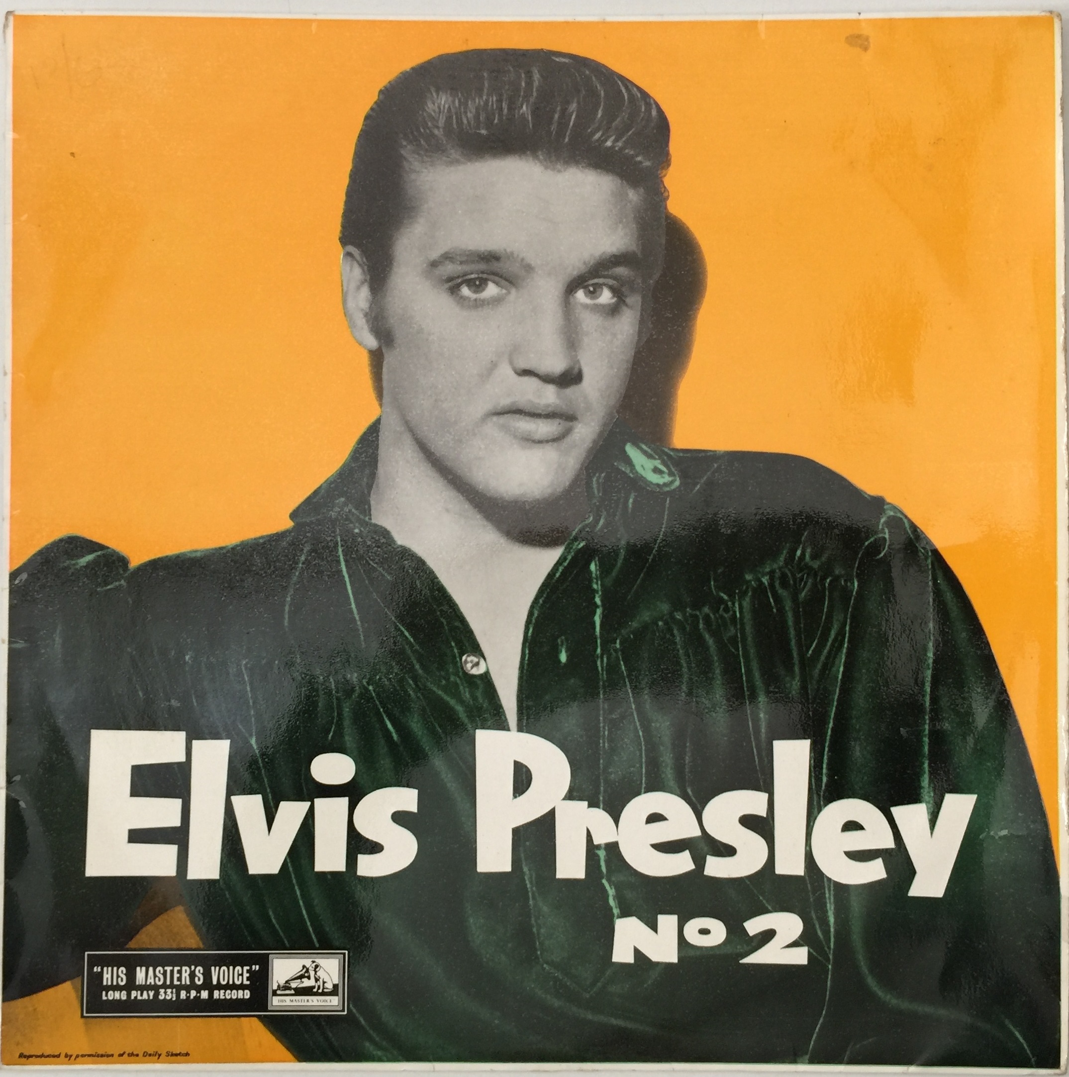 Lot 145 - ELVIS PRESLEY - No2 LP (UK MONO/ RED & GOLD