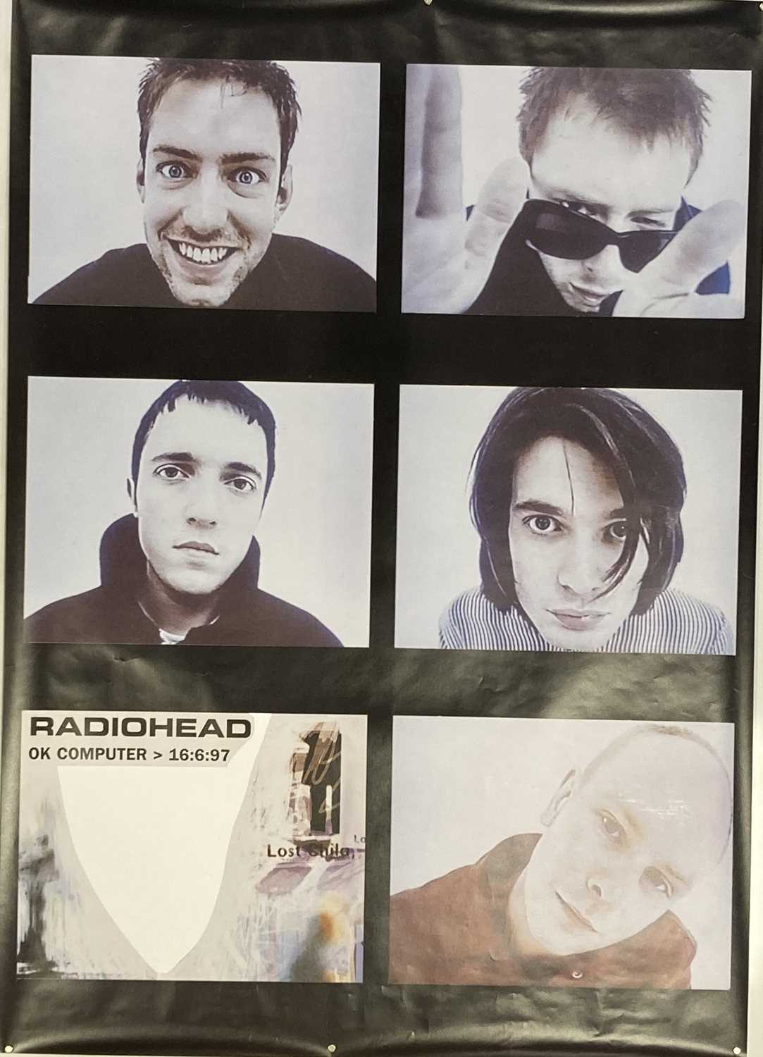 Lot 135 - RADIOHEAD 1997 BELGIUM CONCERT POSTER AND
