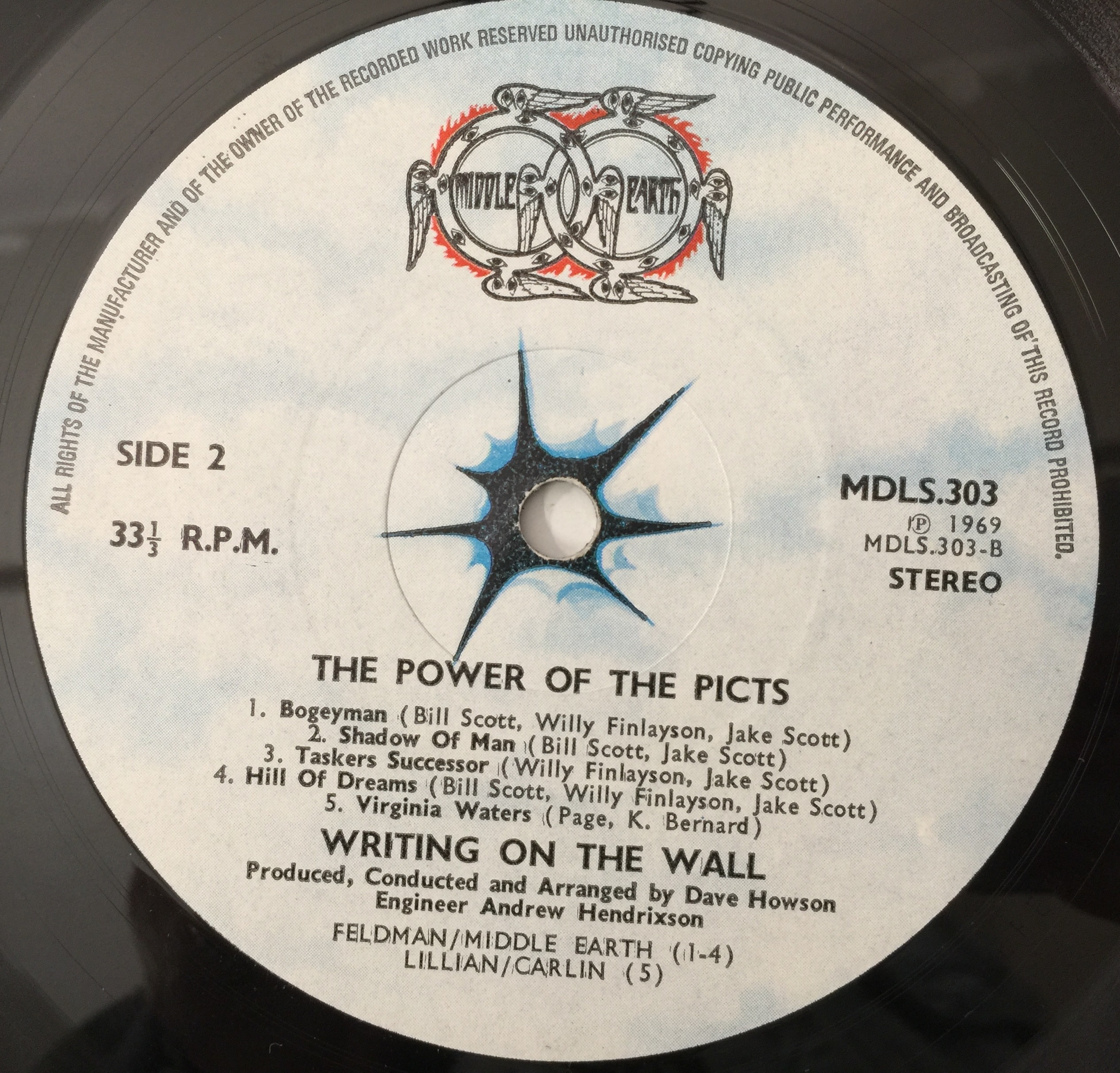 Lot 98 - WRITING ON THE WALL - THE POWER OF THE PICTS