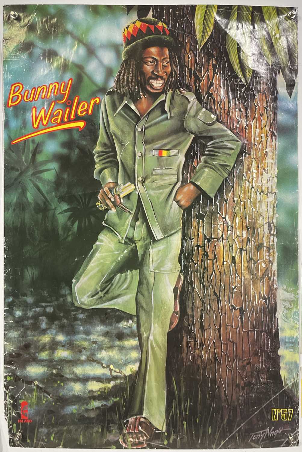 Lot 145 - REGGAE POSTERS INC BOB MARLEY.