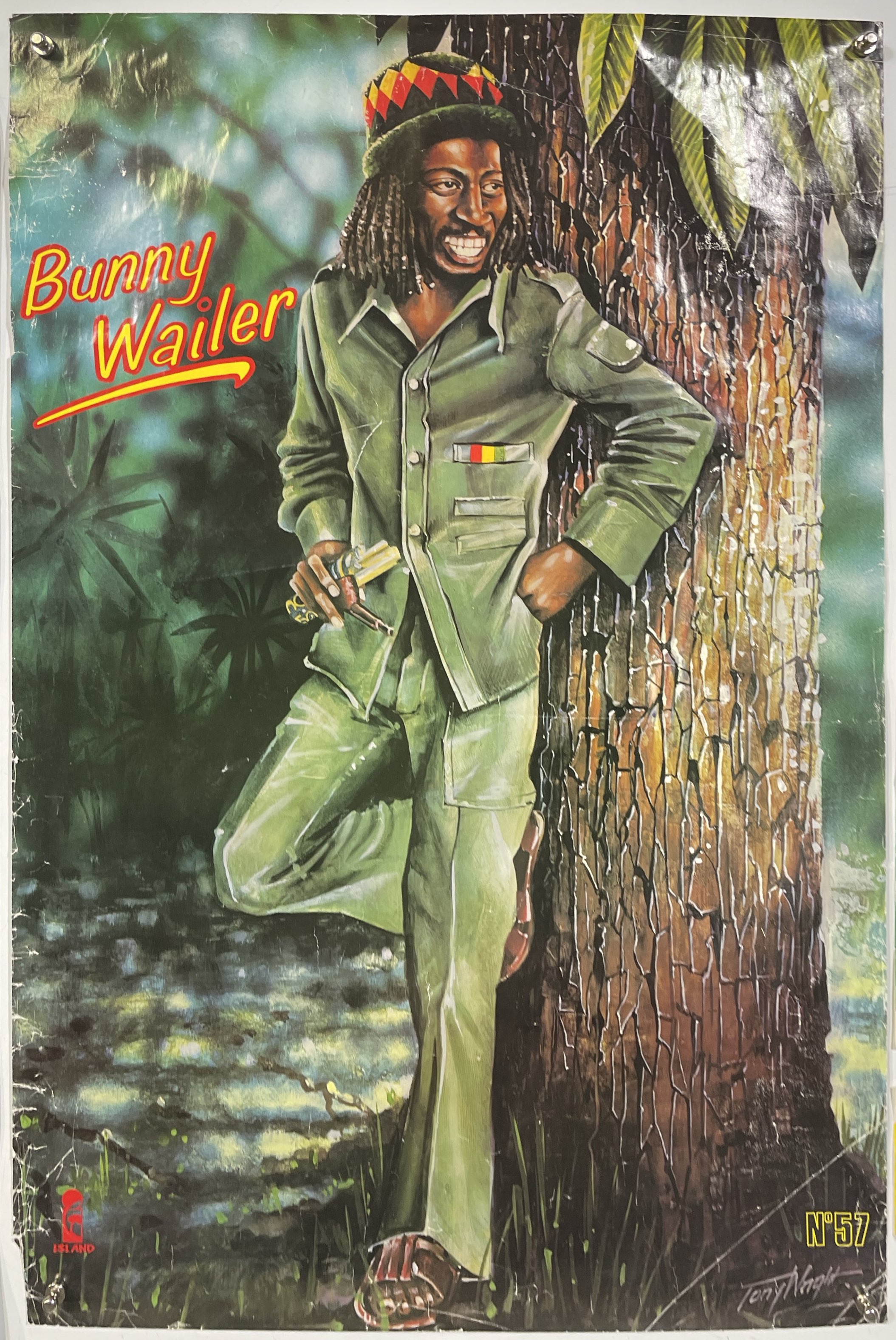 Lot 145 - REGGAE POSTERS INC BOB MARLEY.