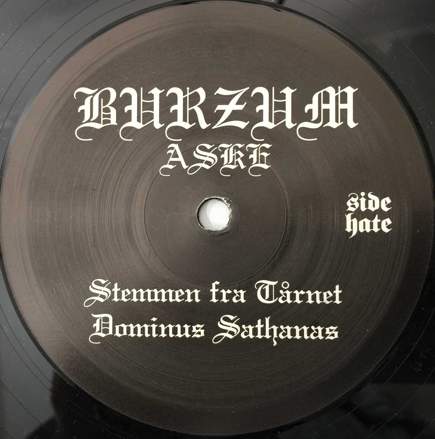 Lot 160 - BURZUM - ASKE 12" (NORWEGIAN OG - BLACK