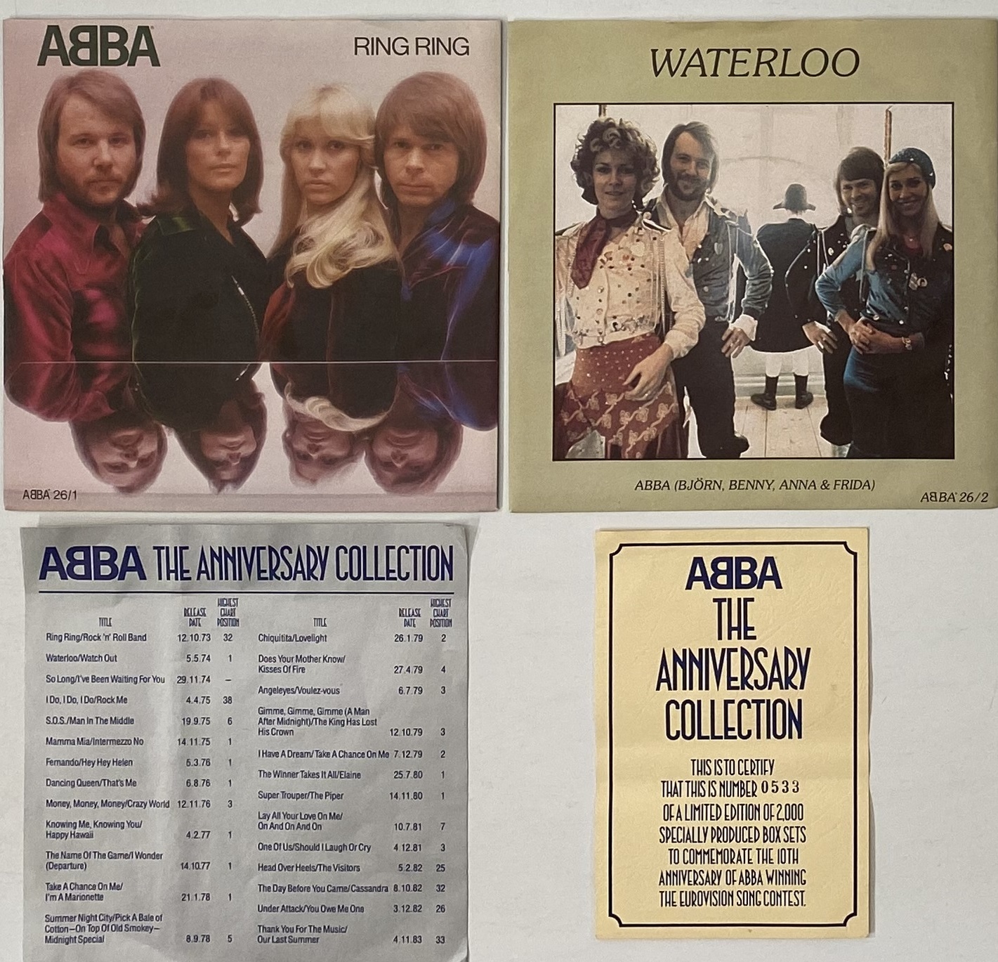 Lot 219 - ABBA - THE ANNIVERSARY BOX SET (ABBA 26)