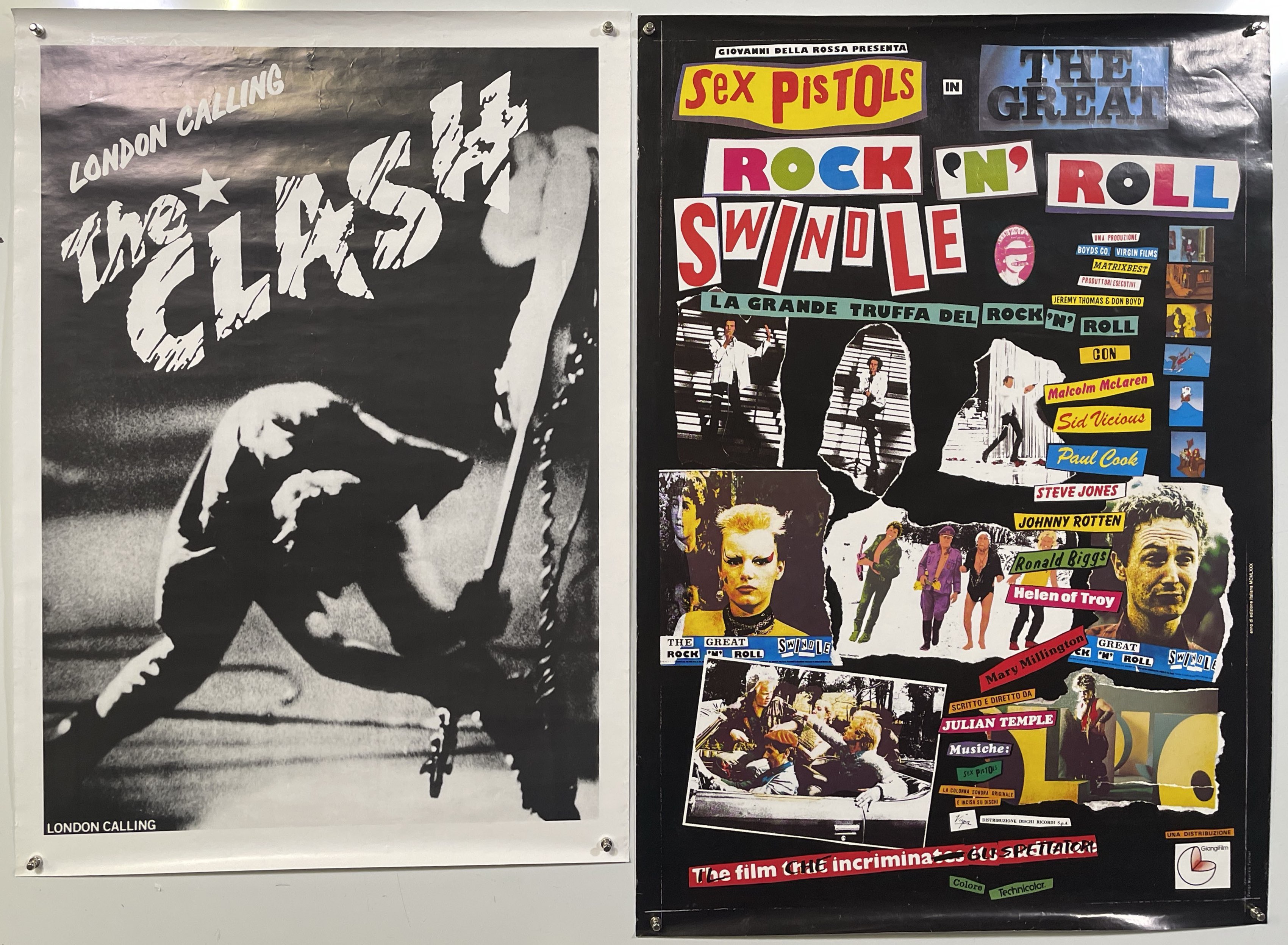 Lot 151 - PUNK POSTERS - INC KILLING JOKE / THE CLASH.