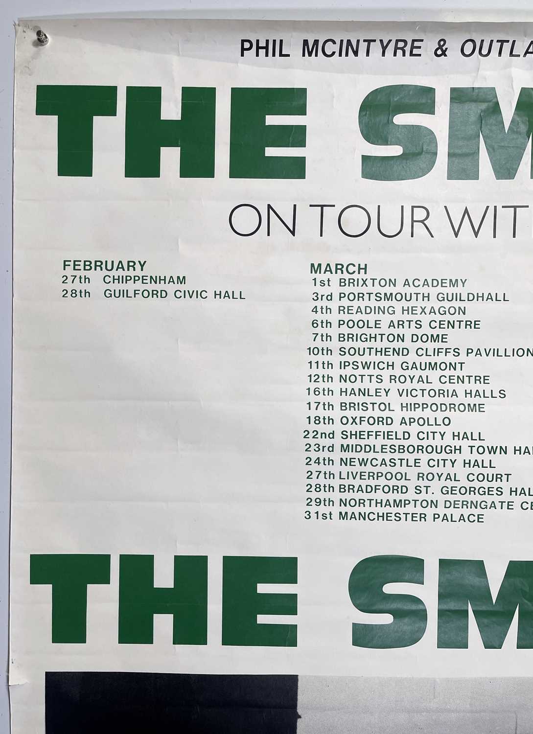 Lot 444 The Smiths 1985 Meat Is Murder Tour Poster
