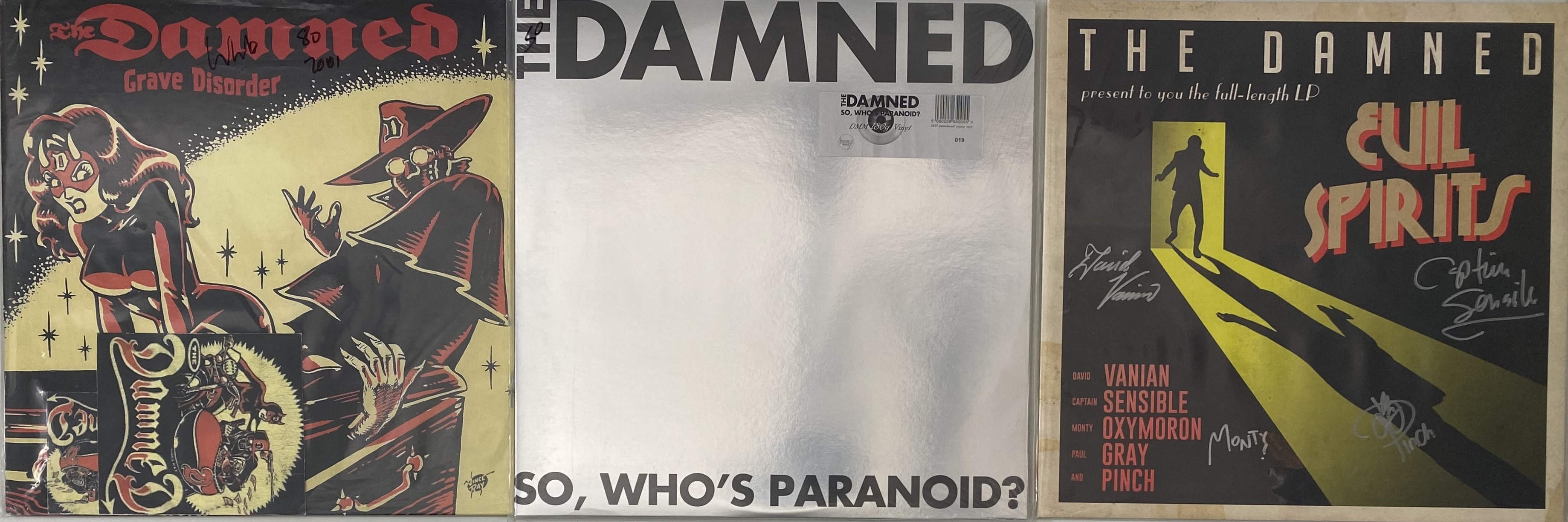 Lot 108 - THE DAMNED - LP RARITIES PACK - INCLUDES