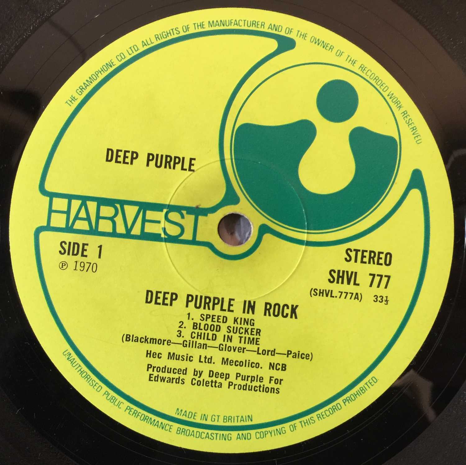 Lot 744 - Black Sabbath/Led Zeppelin/Deep Purple - LPs