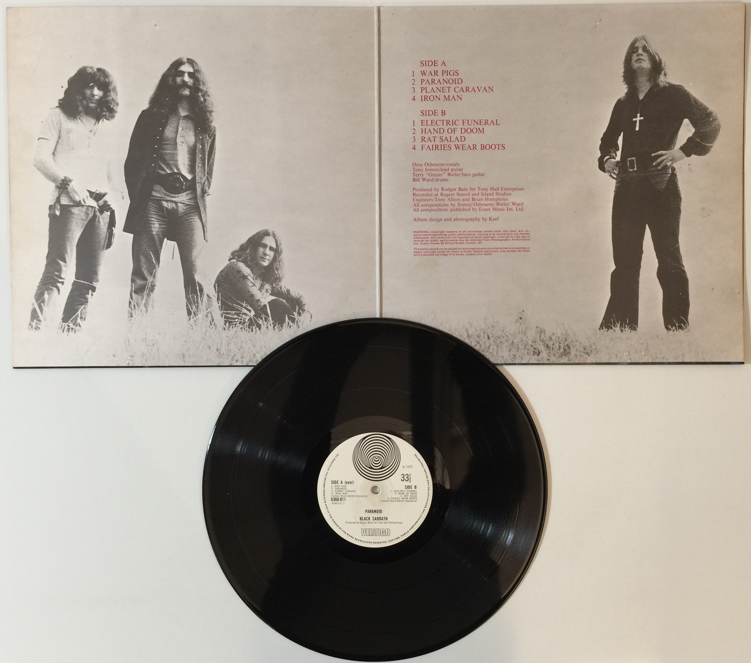 Lot 744 - Black Sabbath/Led Zeppelin/Deep Purple - LPs