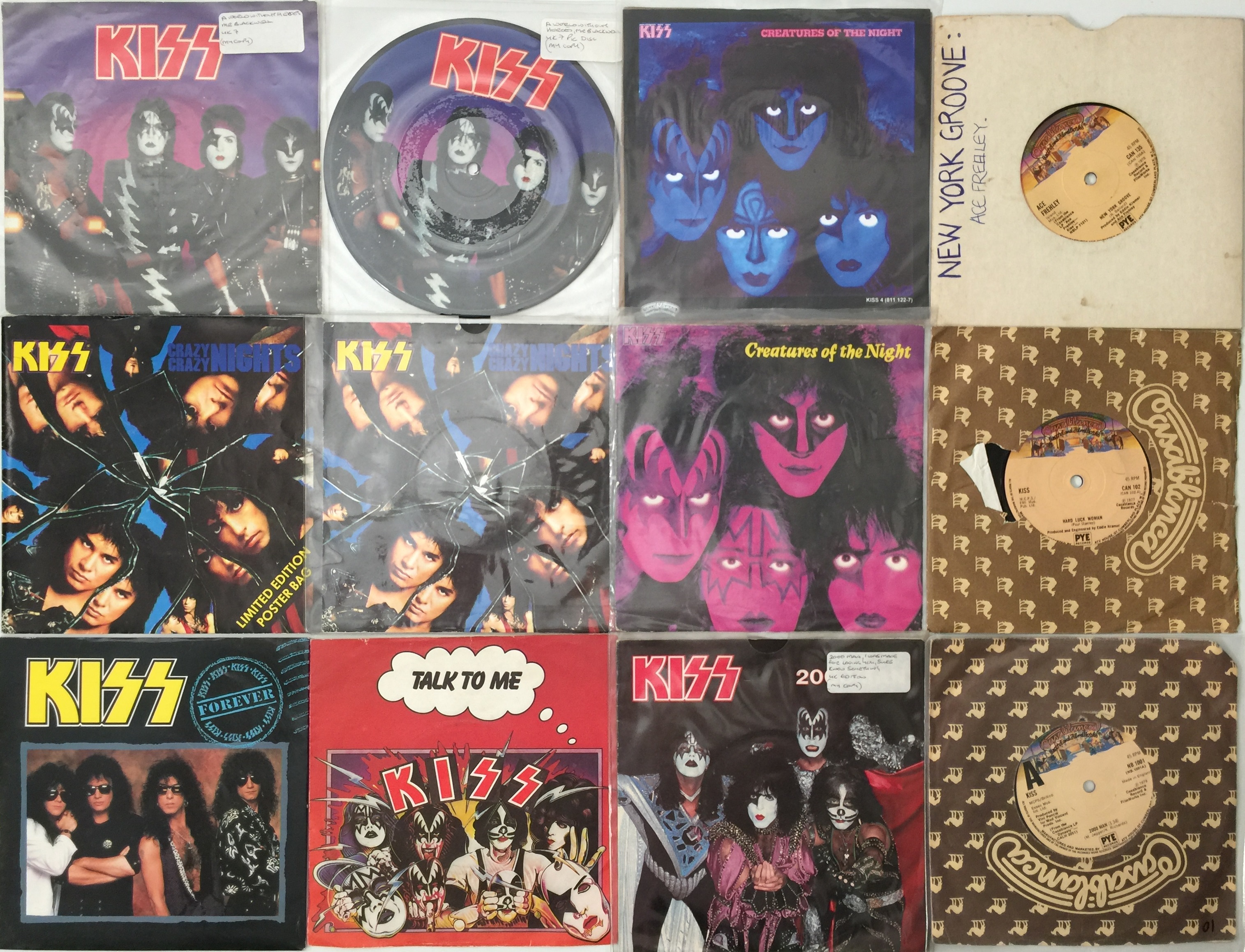 Lot 138 - KISS - UK 7" COLLECTION