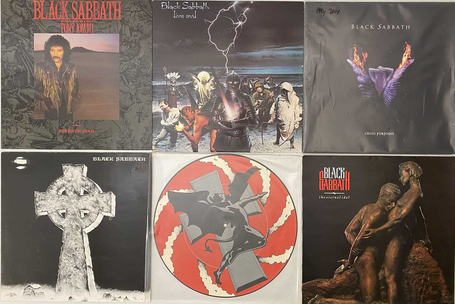 Lot 151 - BLACK SABBATH - POST OZZY PERIOD LPs/ 12"