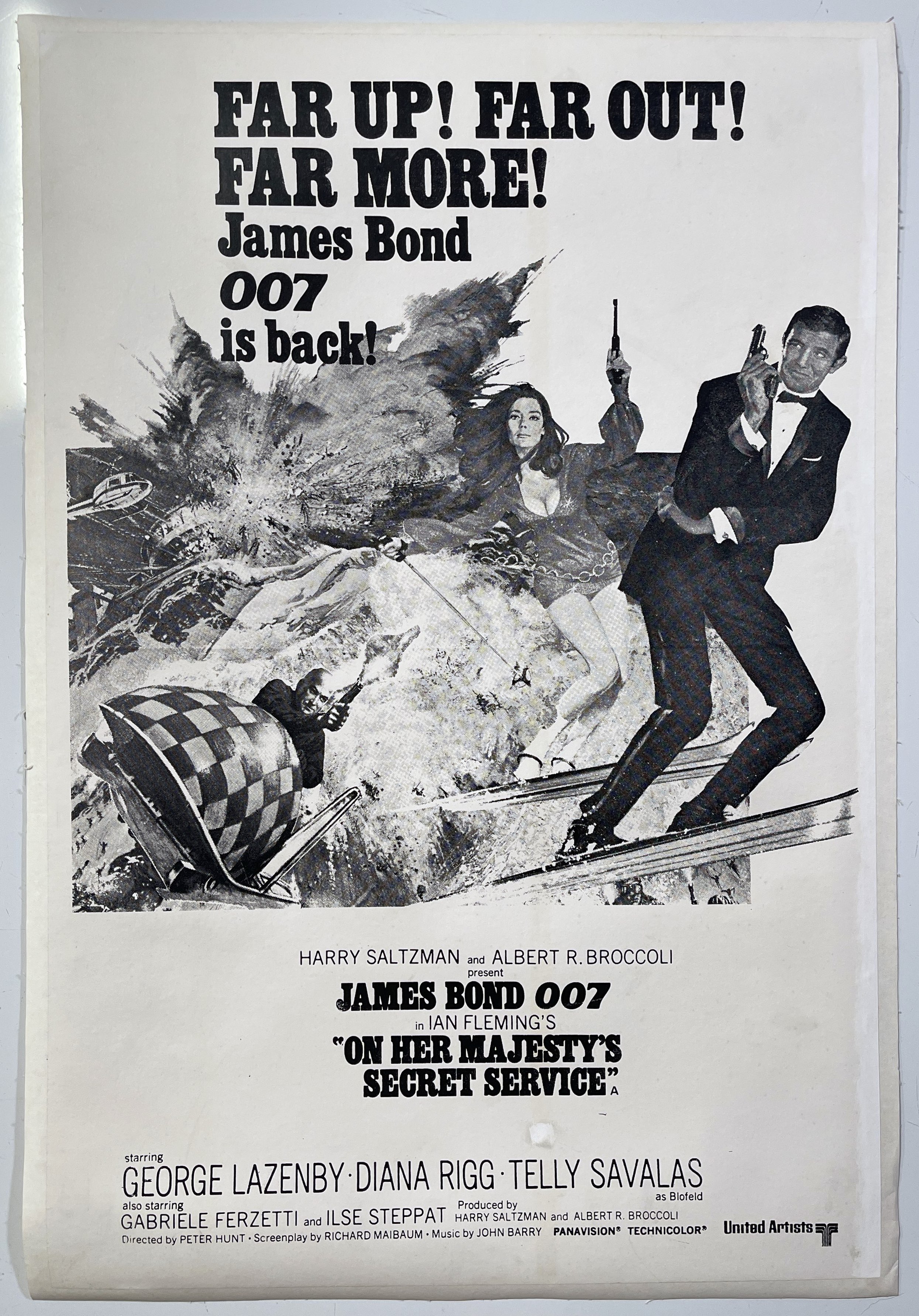 Lot 172 - JAMES BOND - ON HER MAJESTY'S SECRET SERVICE