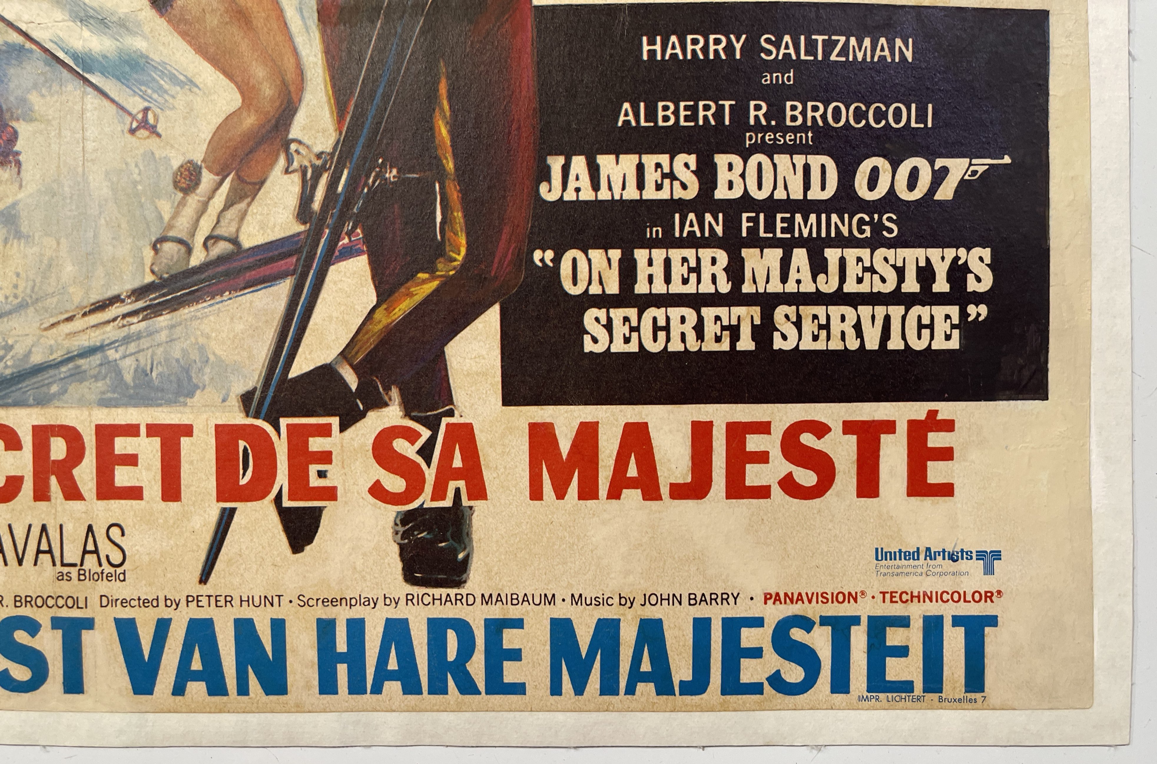 Lot 160 - JAMES BOND - ON HER MAJESTY'S SECRET SERVICE
