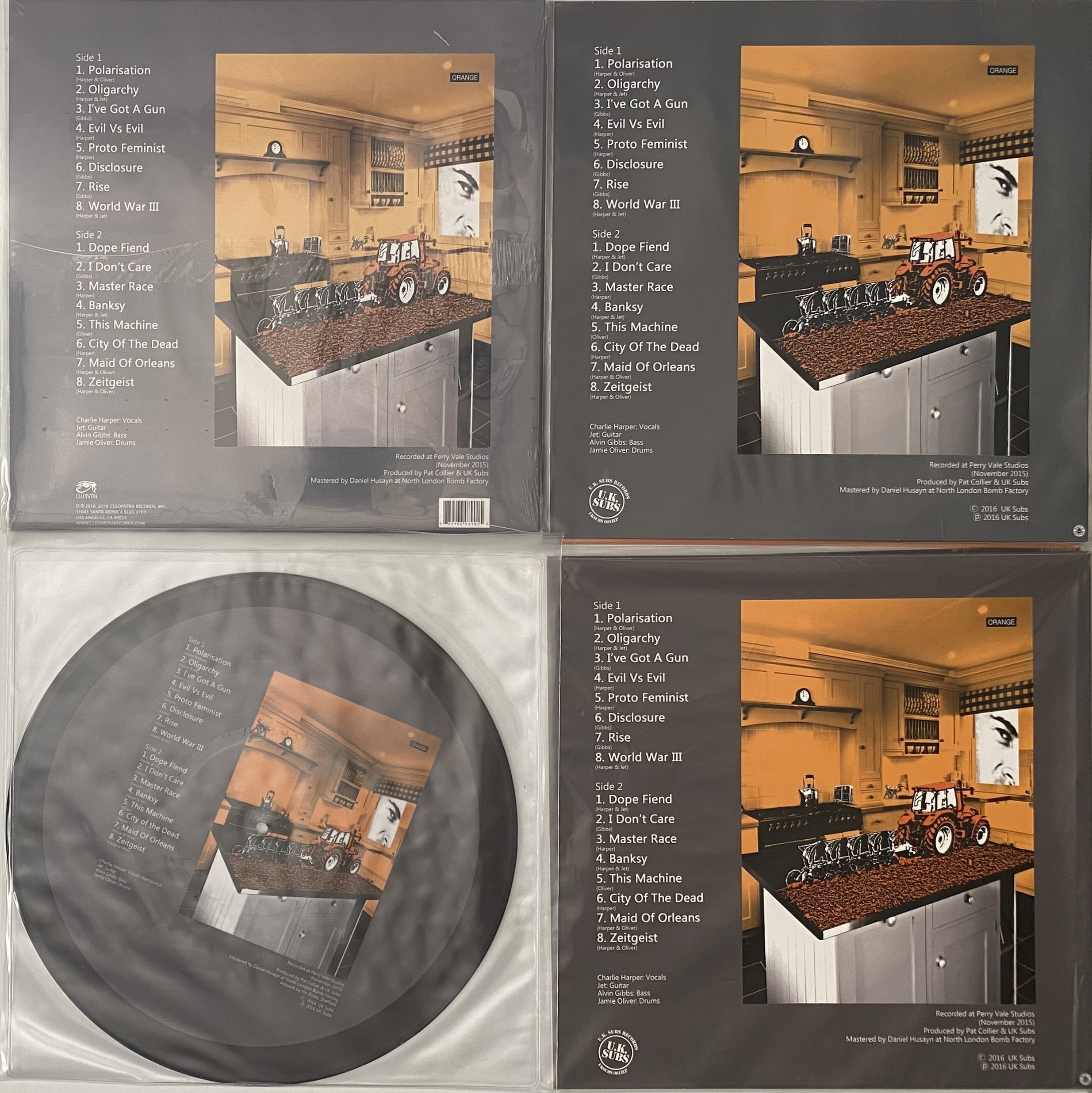 Lot 130 - UK SUBS - ZIEZO - COLLECTORS PACK