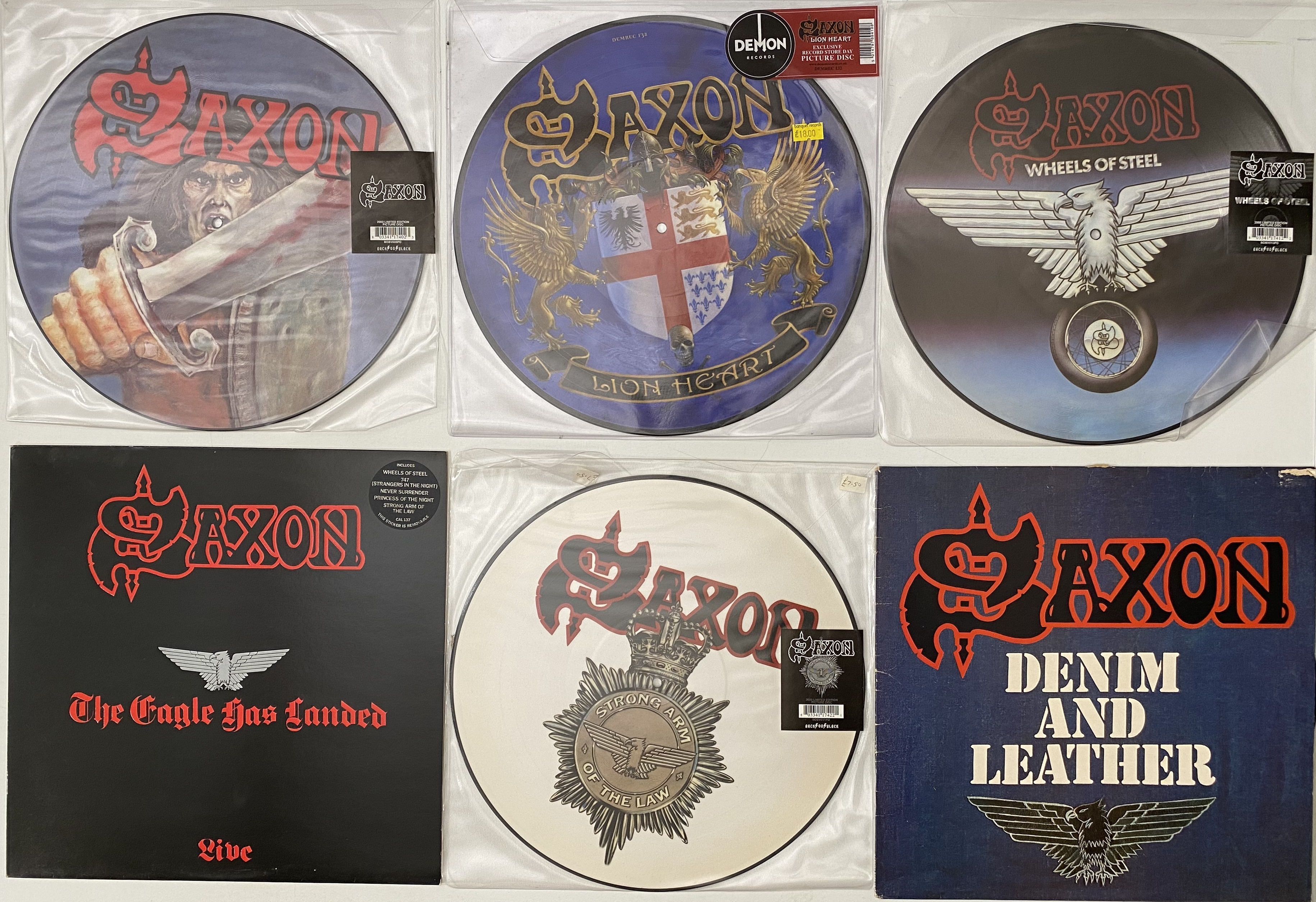 Lot 164 - SAXON - LP/ 12" COLLECTION