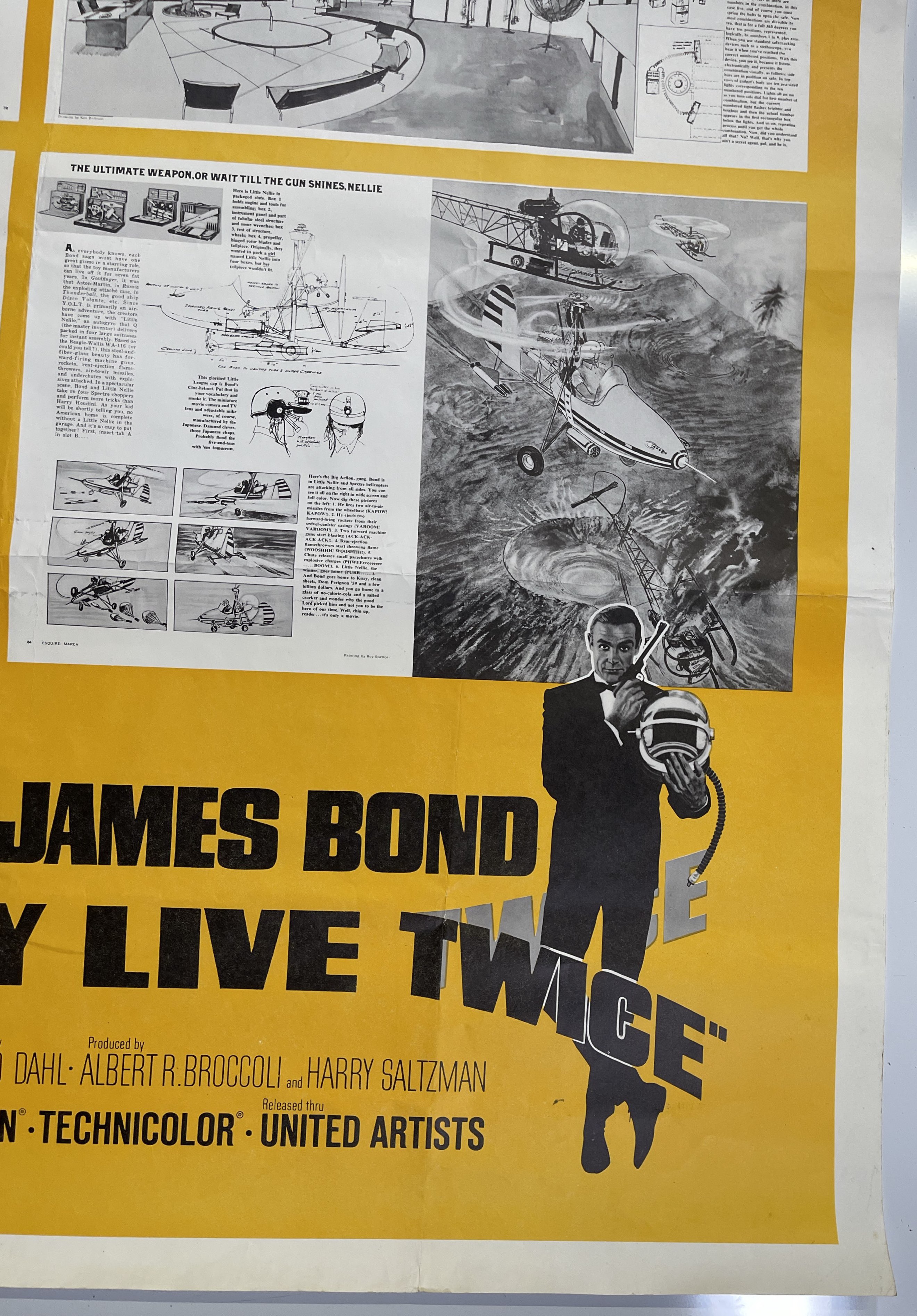 Lot 124 - JAMES BOND - YOU ONLY LIVE TWICE (1967) US