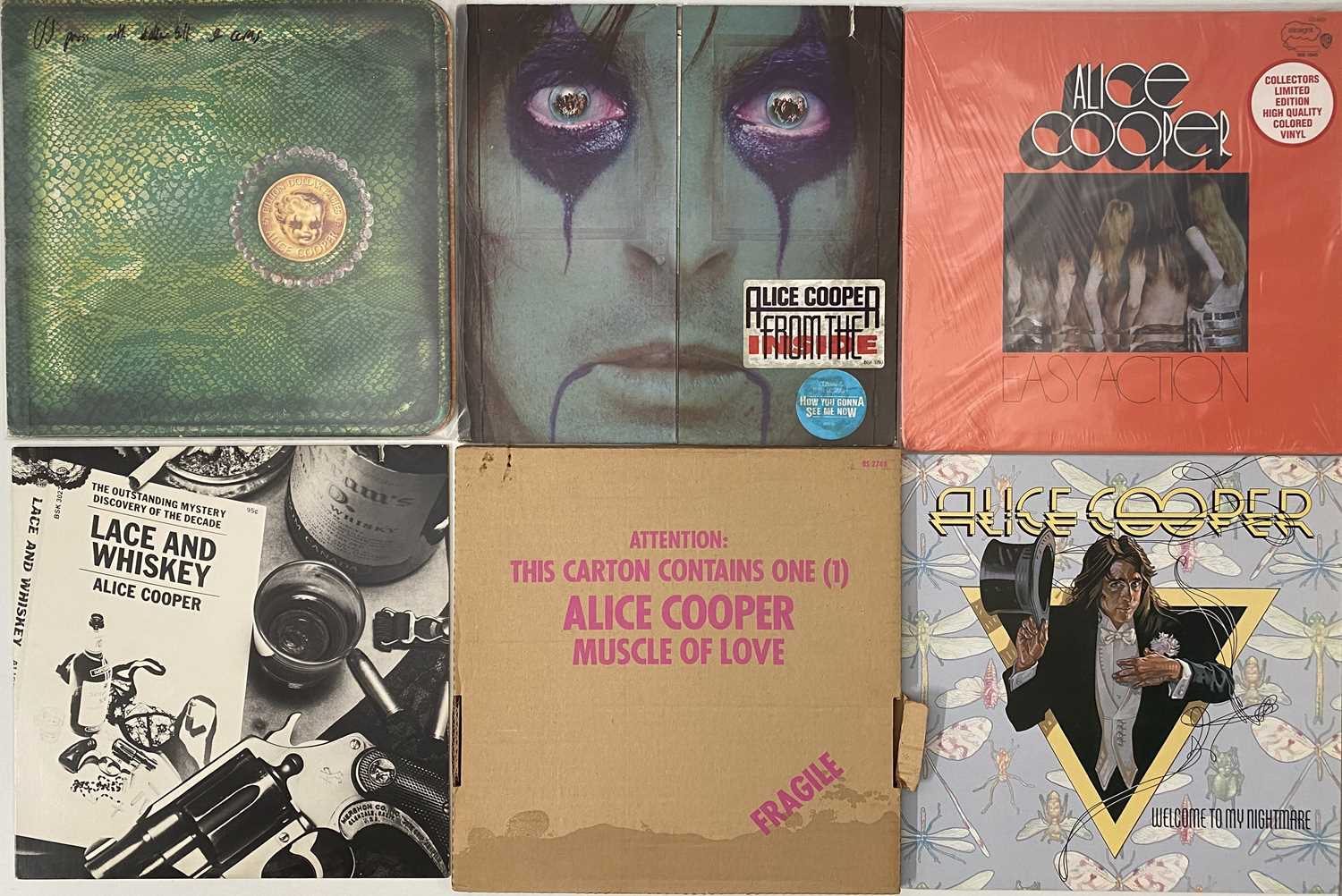 Lot 170 - ALICE COOPER - OVERSEAS LP COLLECTION