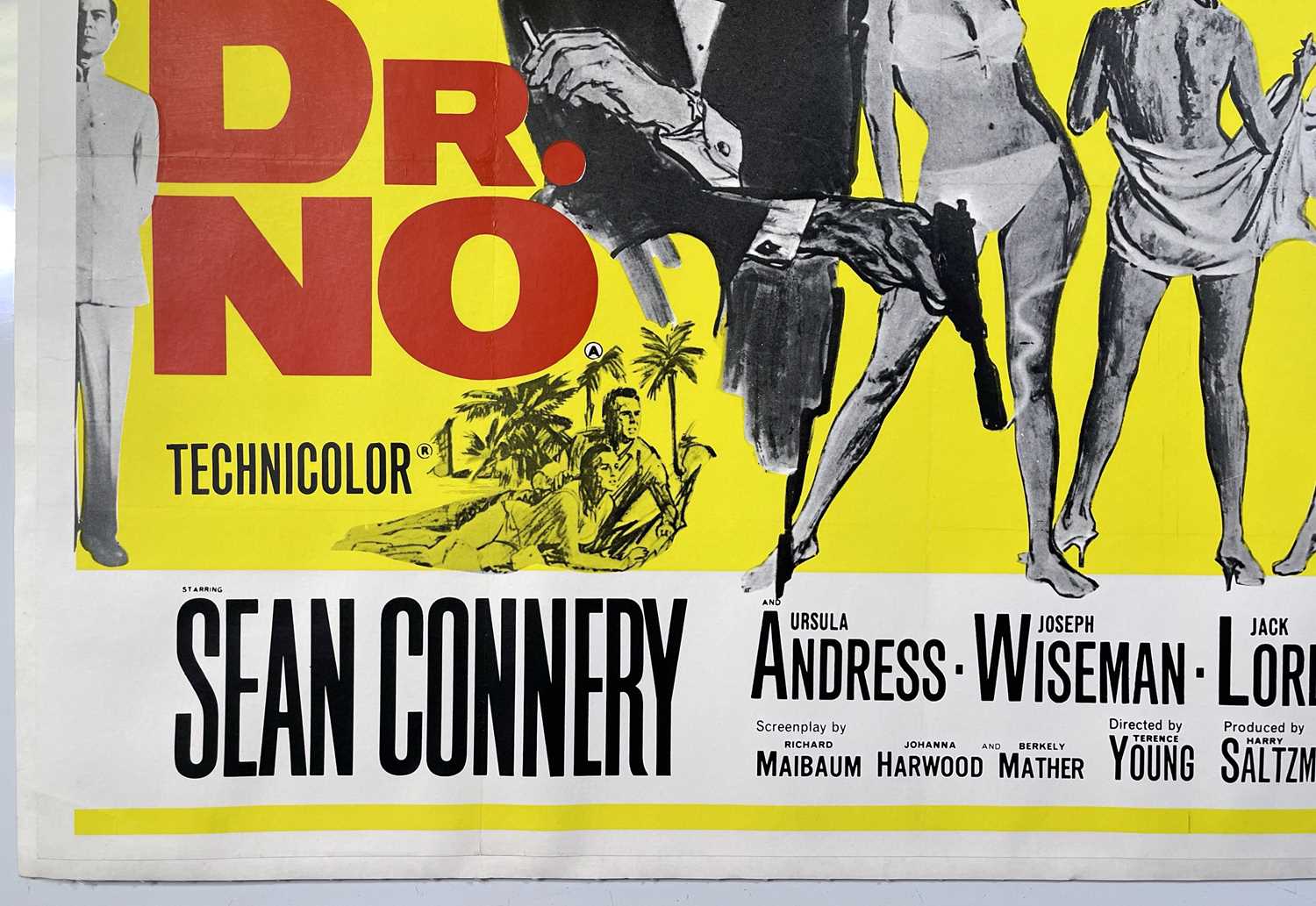 Lot 62 - JAMES BOND - DR. NO (1962) UK QUAD REISSUE