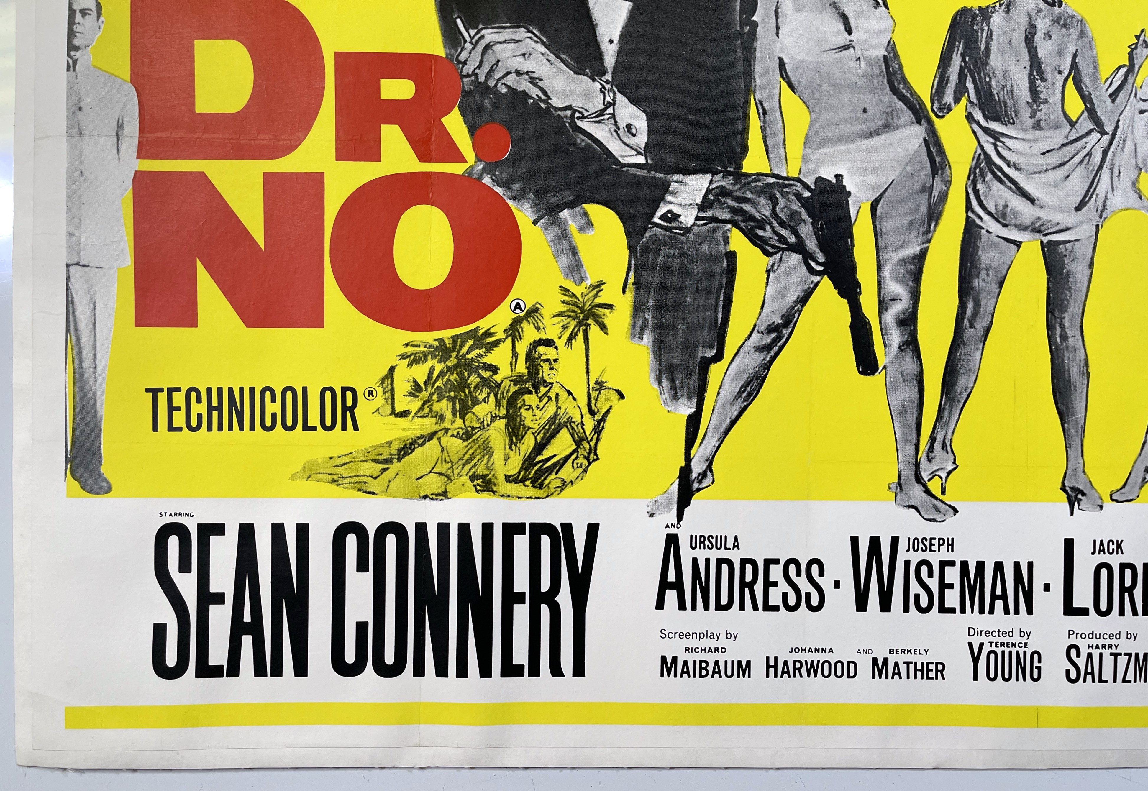 Lot 62 - JAMES BOND - DR. NO (1962) UK QUAD REISSUE