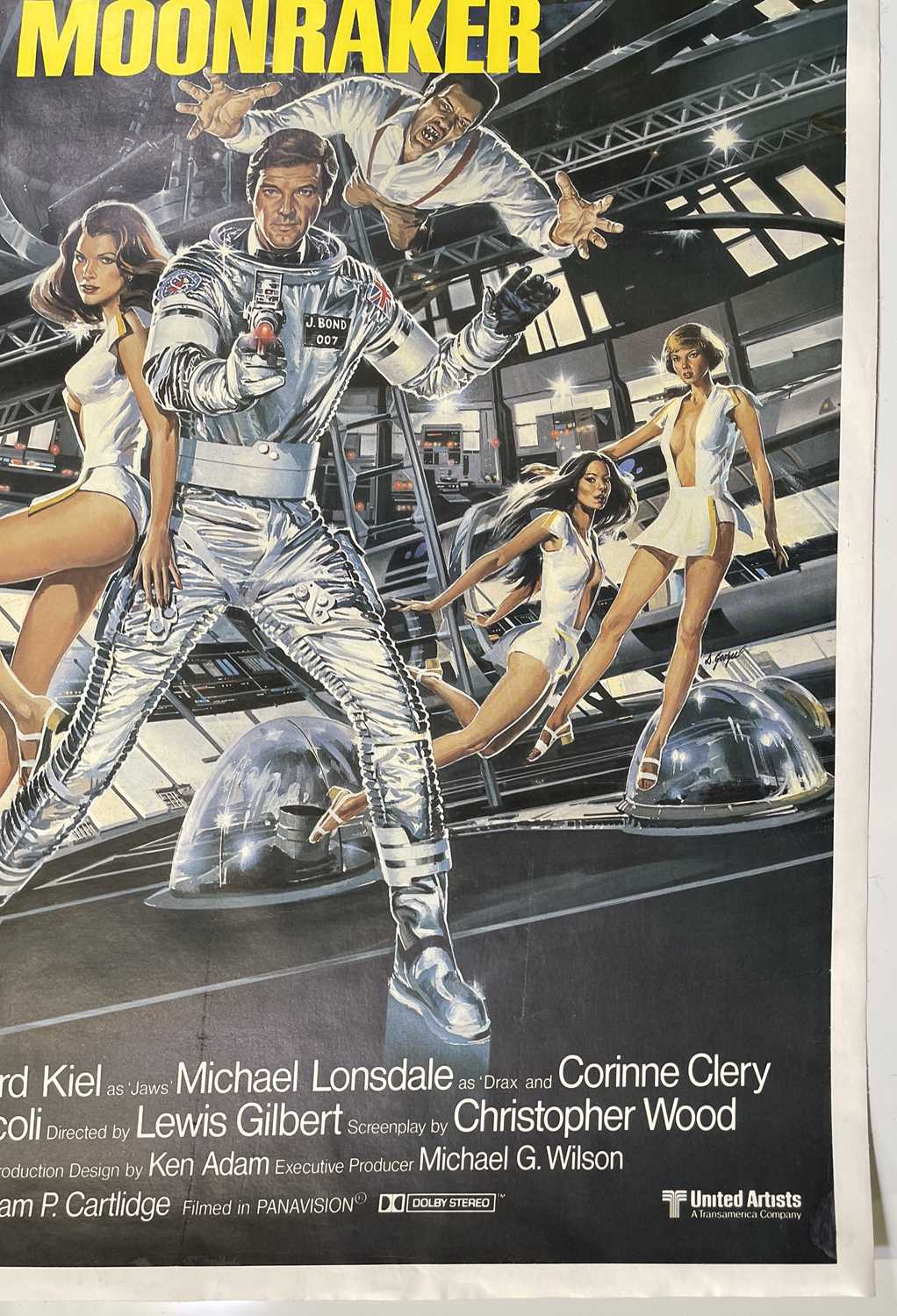 Lot 252 - JAMES BOND - MOONRAKER (1979) US FOUR-SHEET