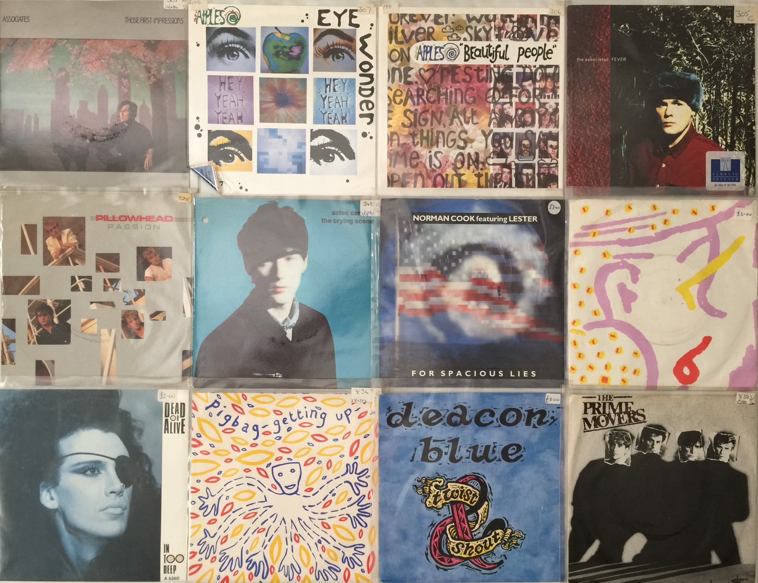 Lot 206 - COOL/ SYNTH POP/ WAVE/ INDIE/ PUNK - 7"