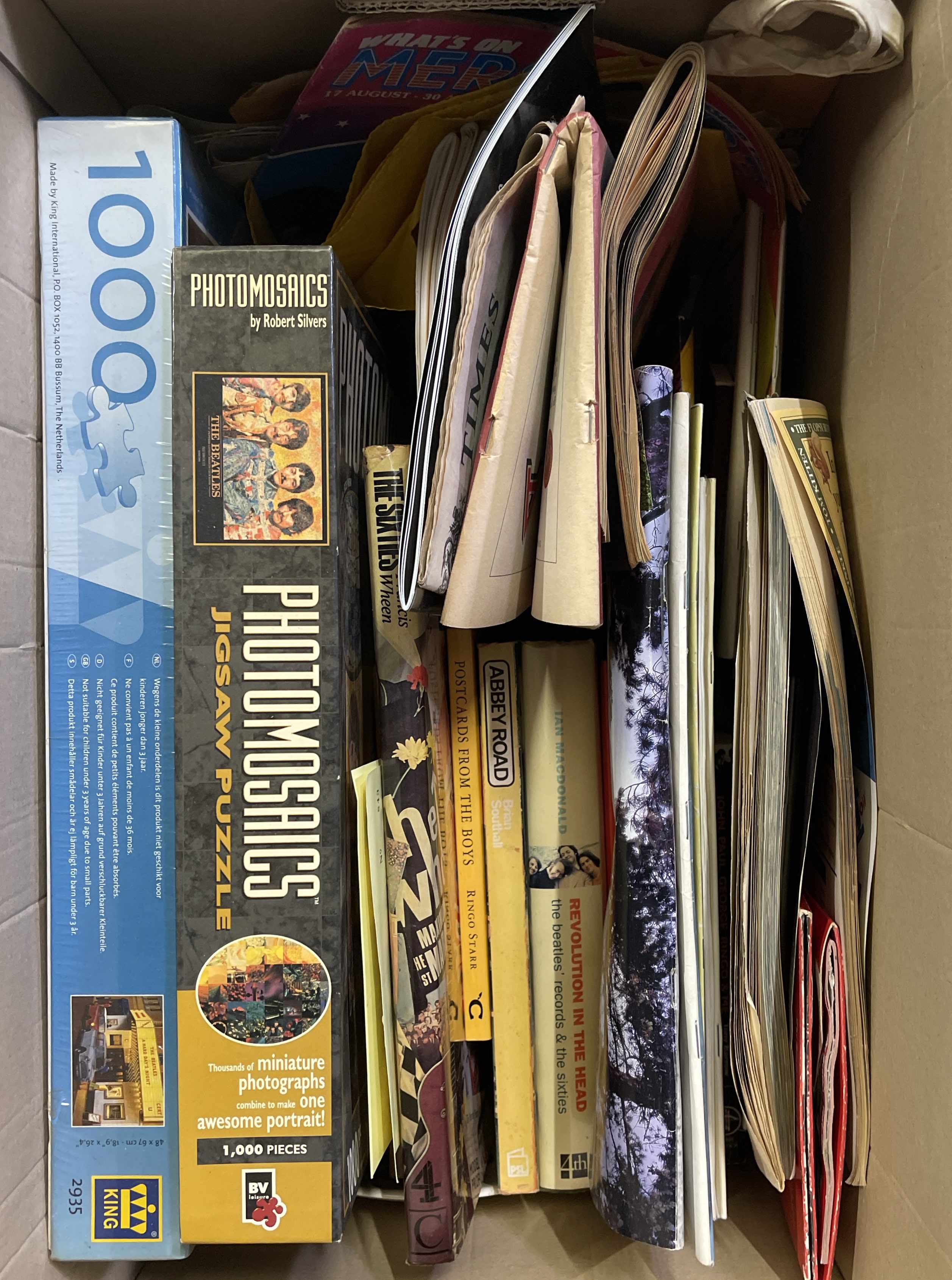 Lot 395 - THE BEATLES - BOOK, POSTER AND MEMORABILIA