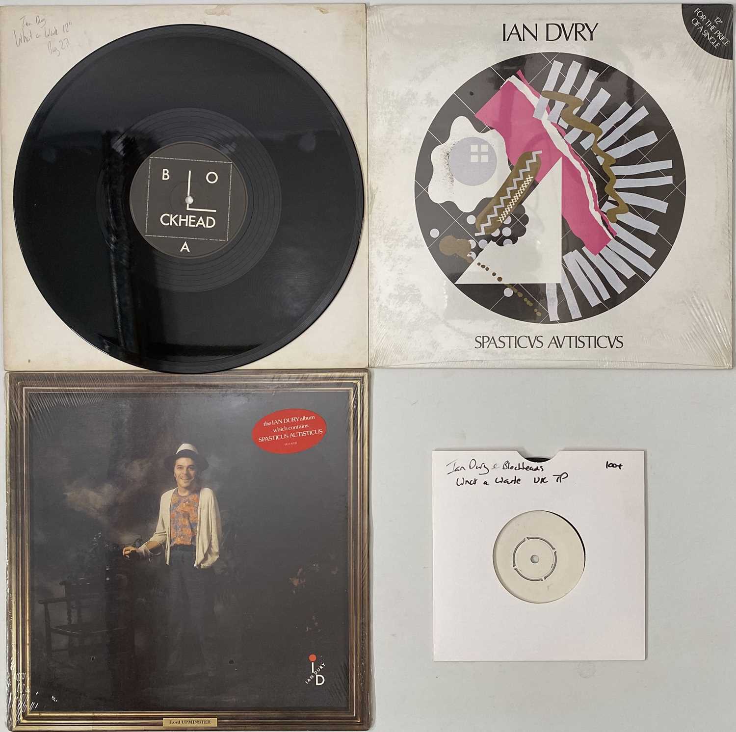 Lot 220 - IAN DURY & THE BLOCKHEADS - 7" / 12" / LP