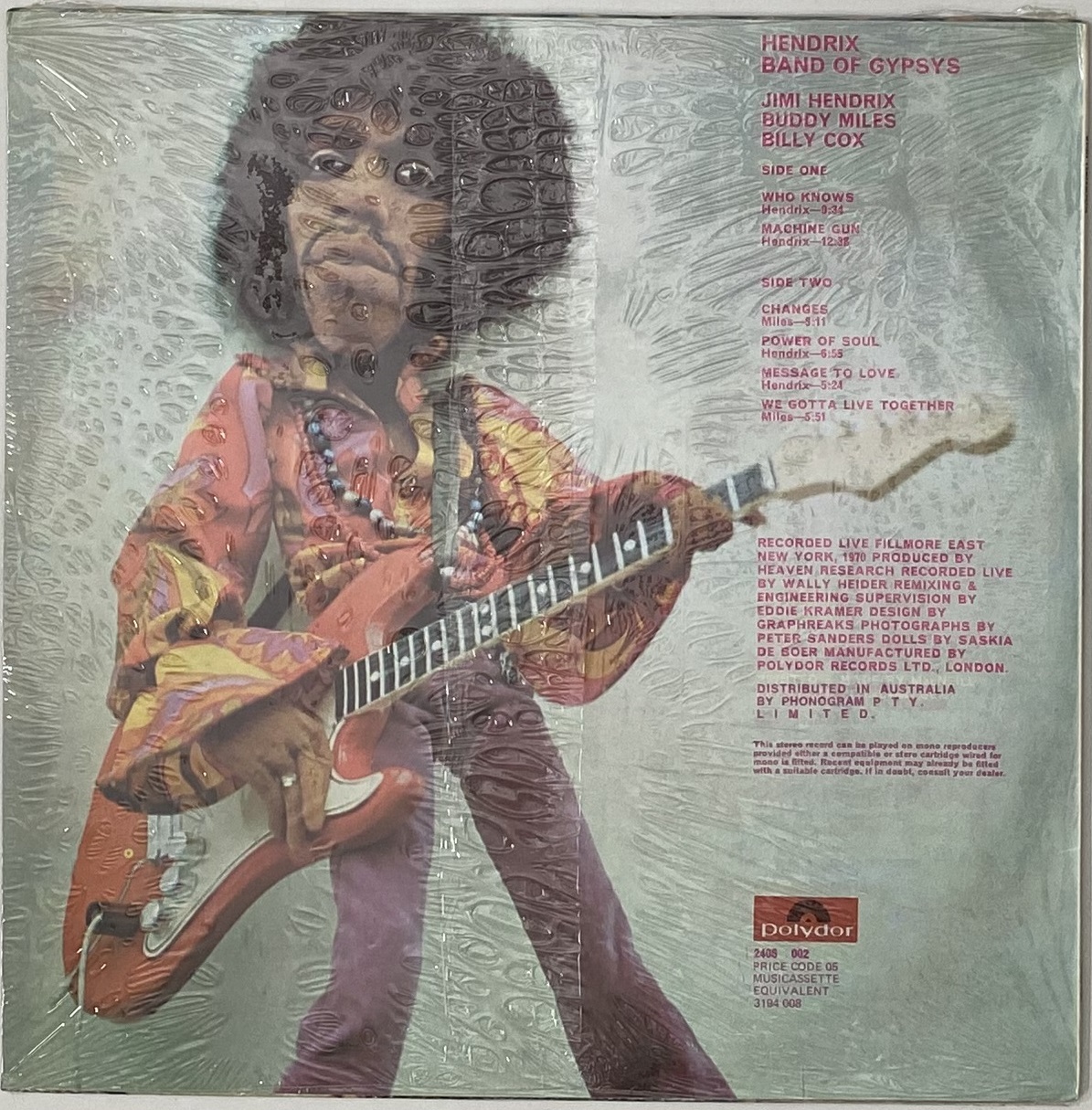 Lot 1149 - JIMI HENDRIX - BAND OF GYPSYS LP (SEALED