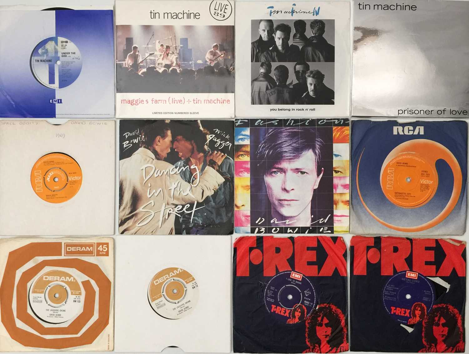 Lot 191 - ROCK/ POP/ GLAM - 7" COLLECTION