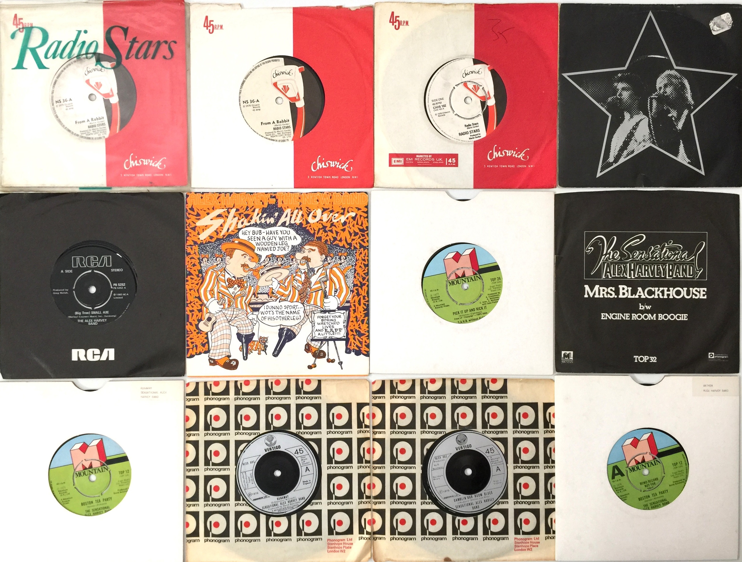 Lot 191 - ROCK/ POP/ GLAM - 7" COLLECTION