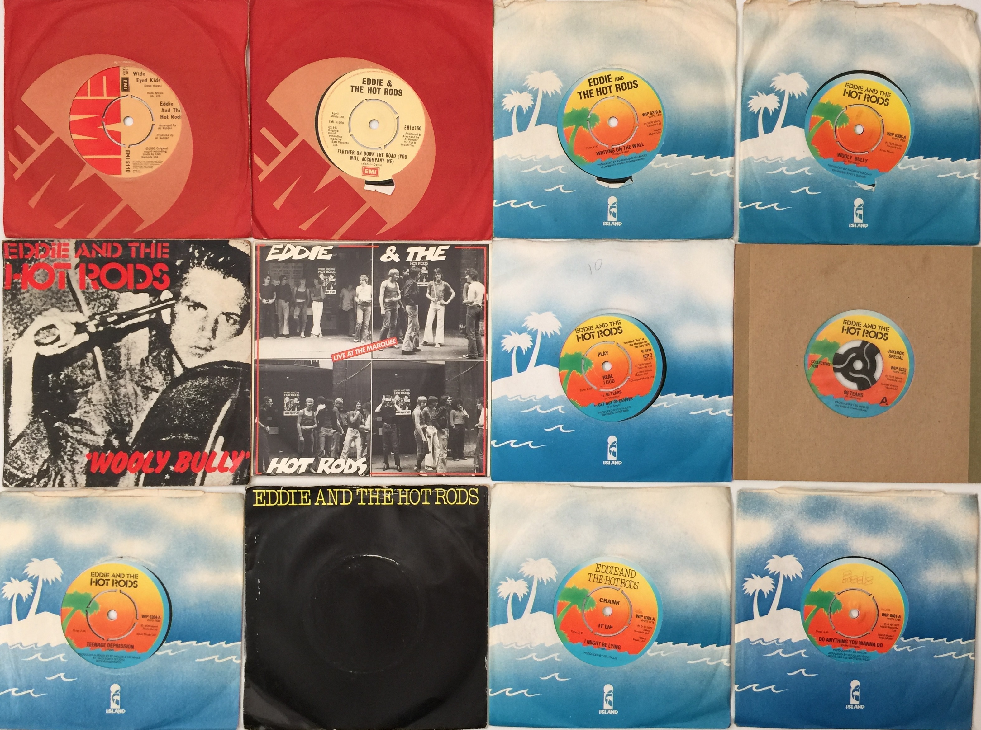 Lot 194 - THE CLASH/ EDDIE & THE HOT RODS 7"