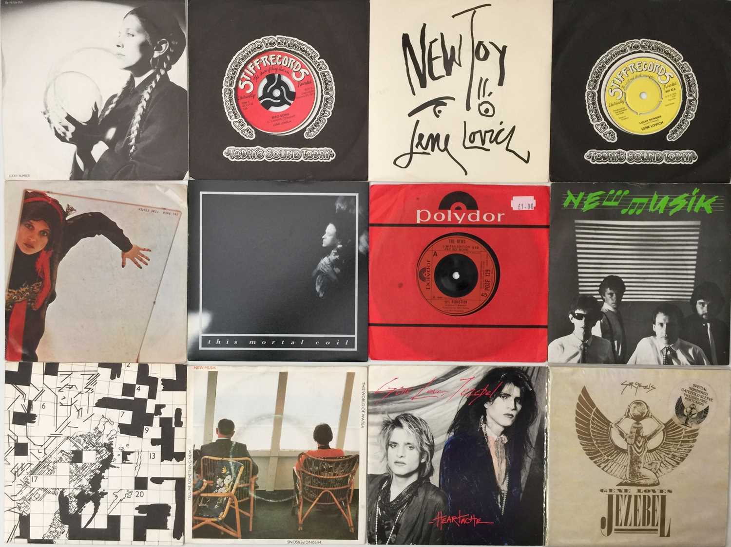 Lot 251 - WAVE/ ALT/ GOTH - 7" COLLECTION