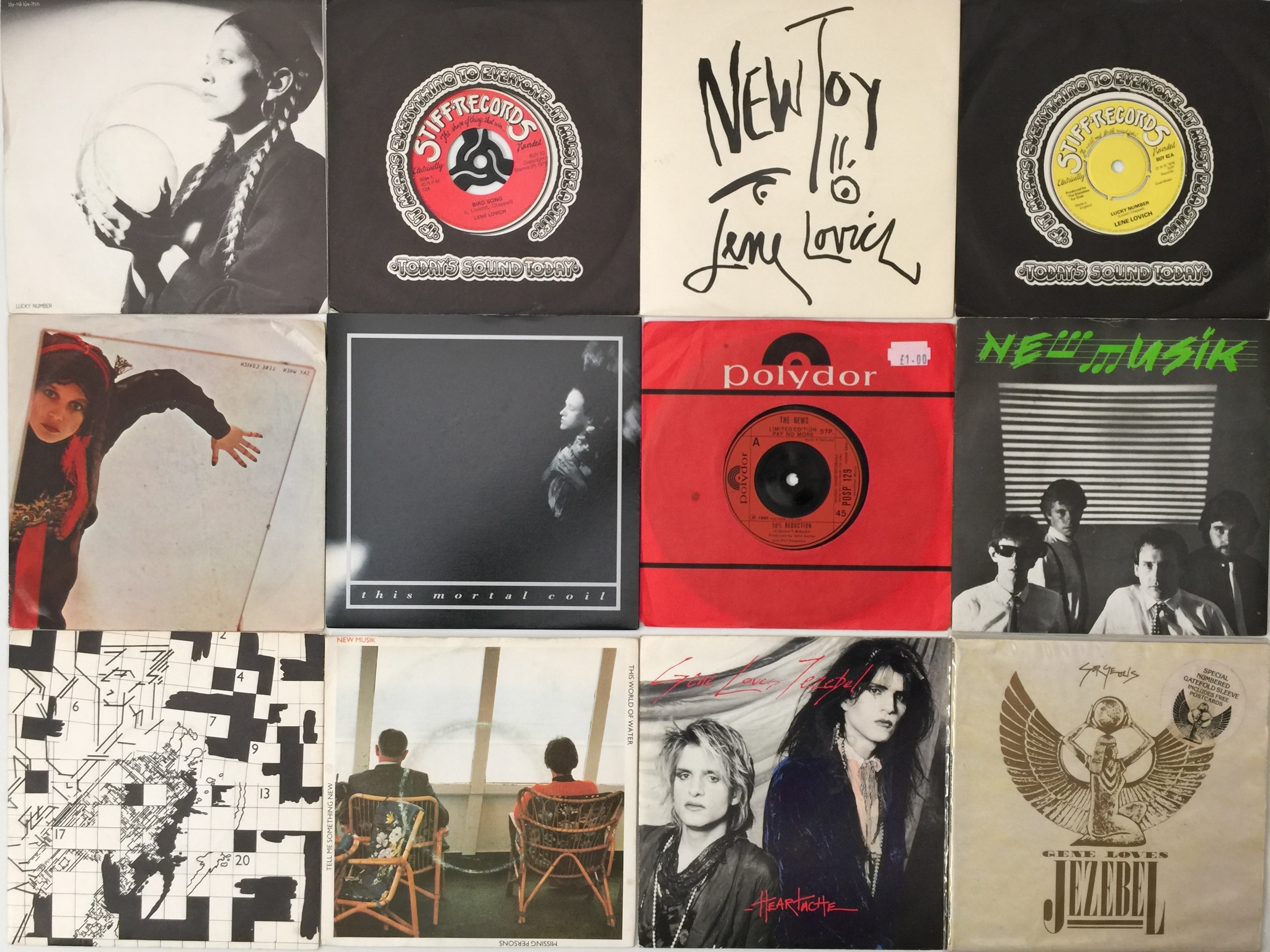 Lot 251 - WAVE/ ALT/ GOTH - 7" COLLECTION