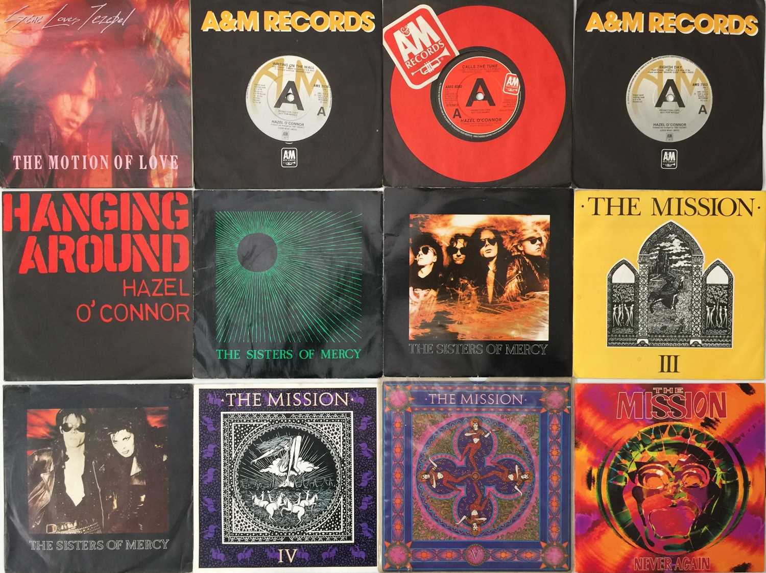 Lot 251 - WAVE/ ALT/ GOTH - 7" COLLECTION