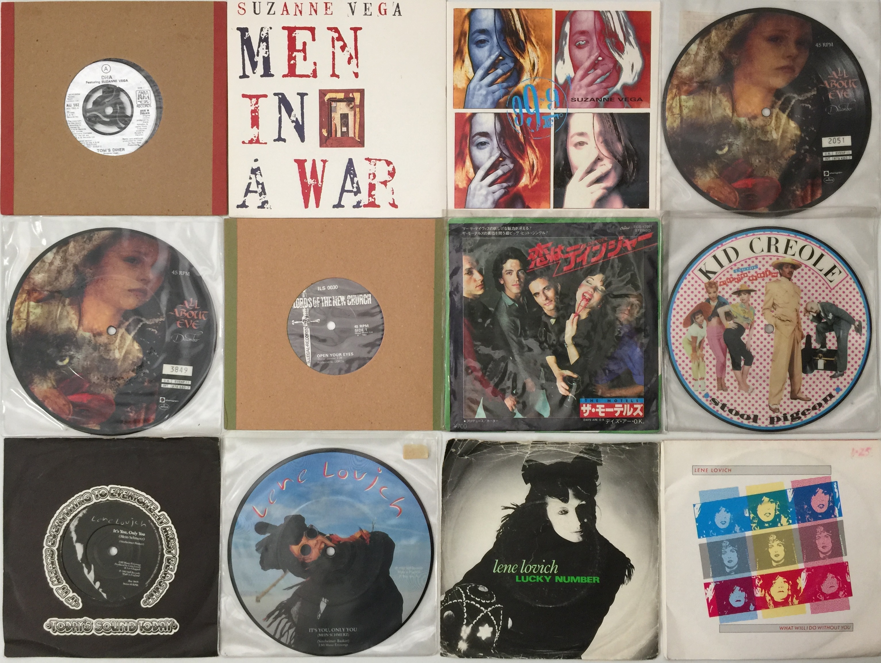 Lot 251 - WAVE/ ALT/ GOTH - 7" COLLECTION