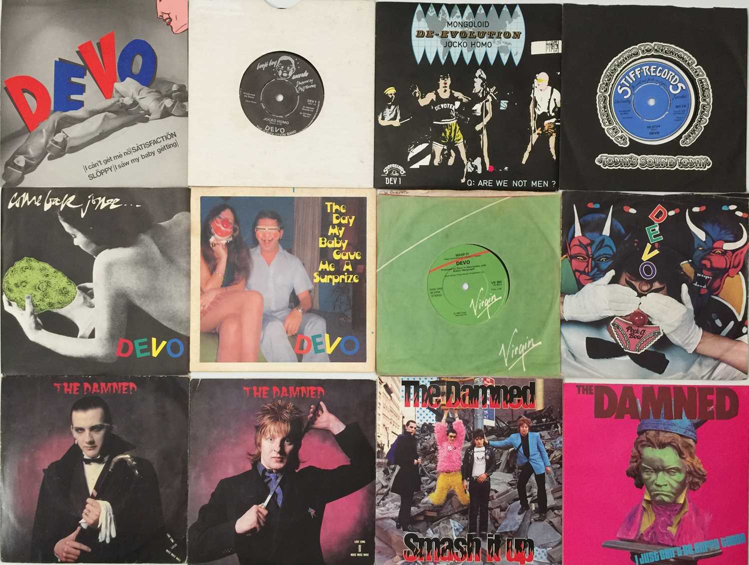 Lot 255 - PUNK/ WAVE - 7" COLLECTION