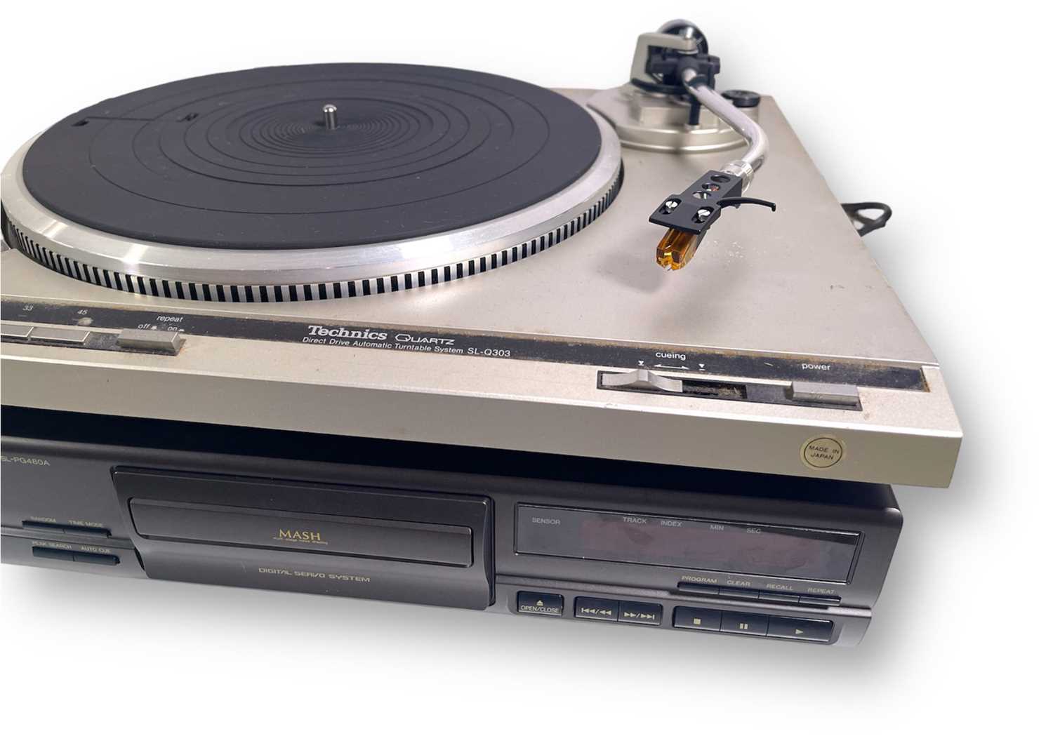 Lot 6 - TECHNICS HIFI SETUP INCLUDING TURNTABLE.