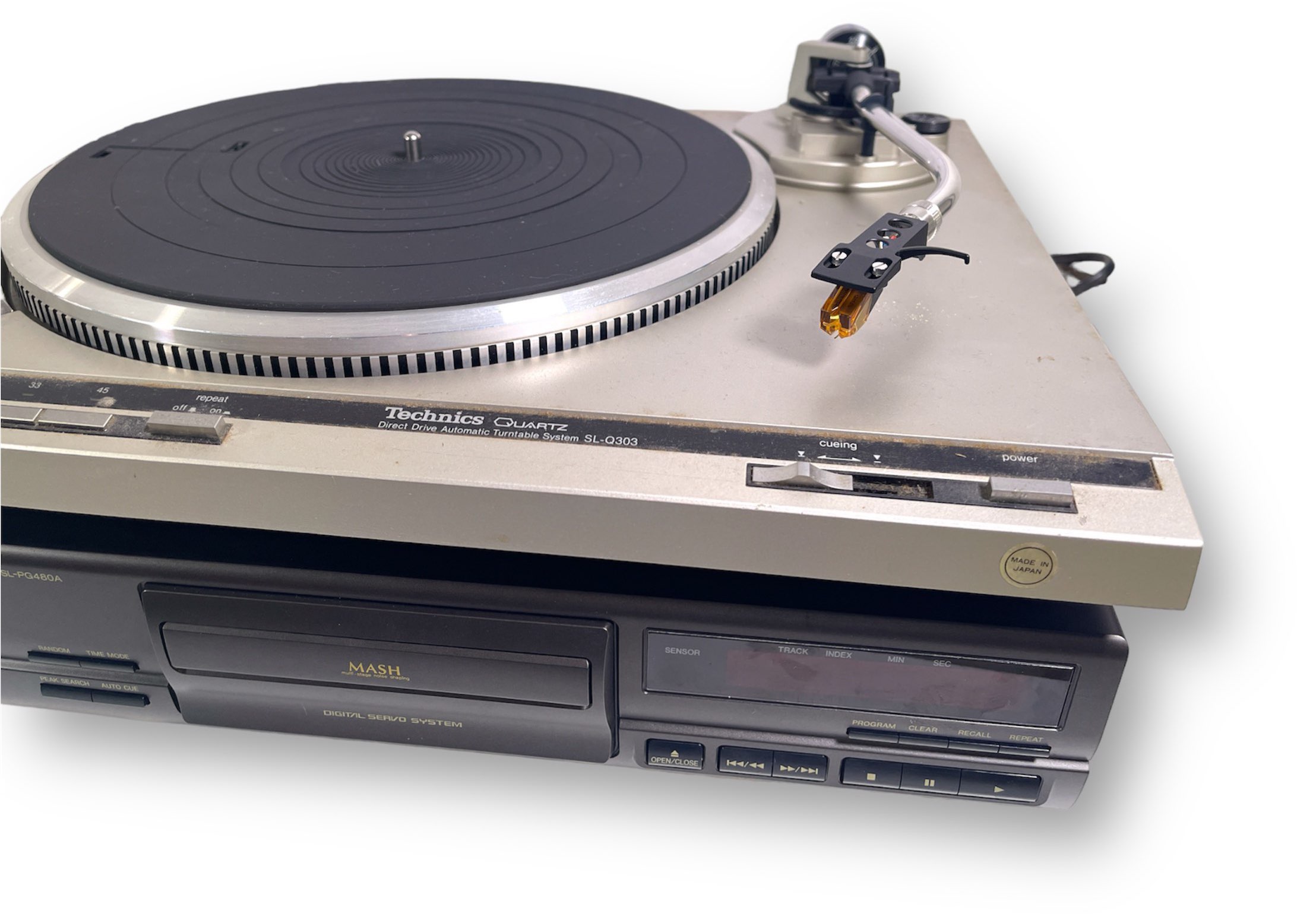 Lot 6 - TECHNICS HIFI SETUP INCLUDING TURNTABLE.