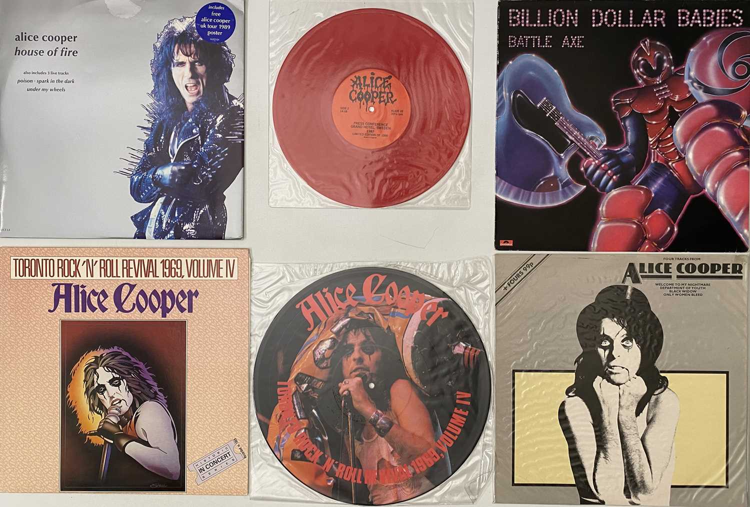 Lot 276 - ALICE COOPER - LP / 12" COLLECTION
