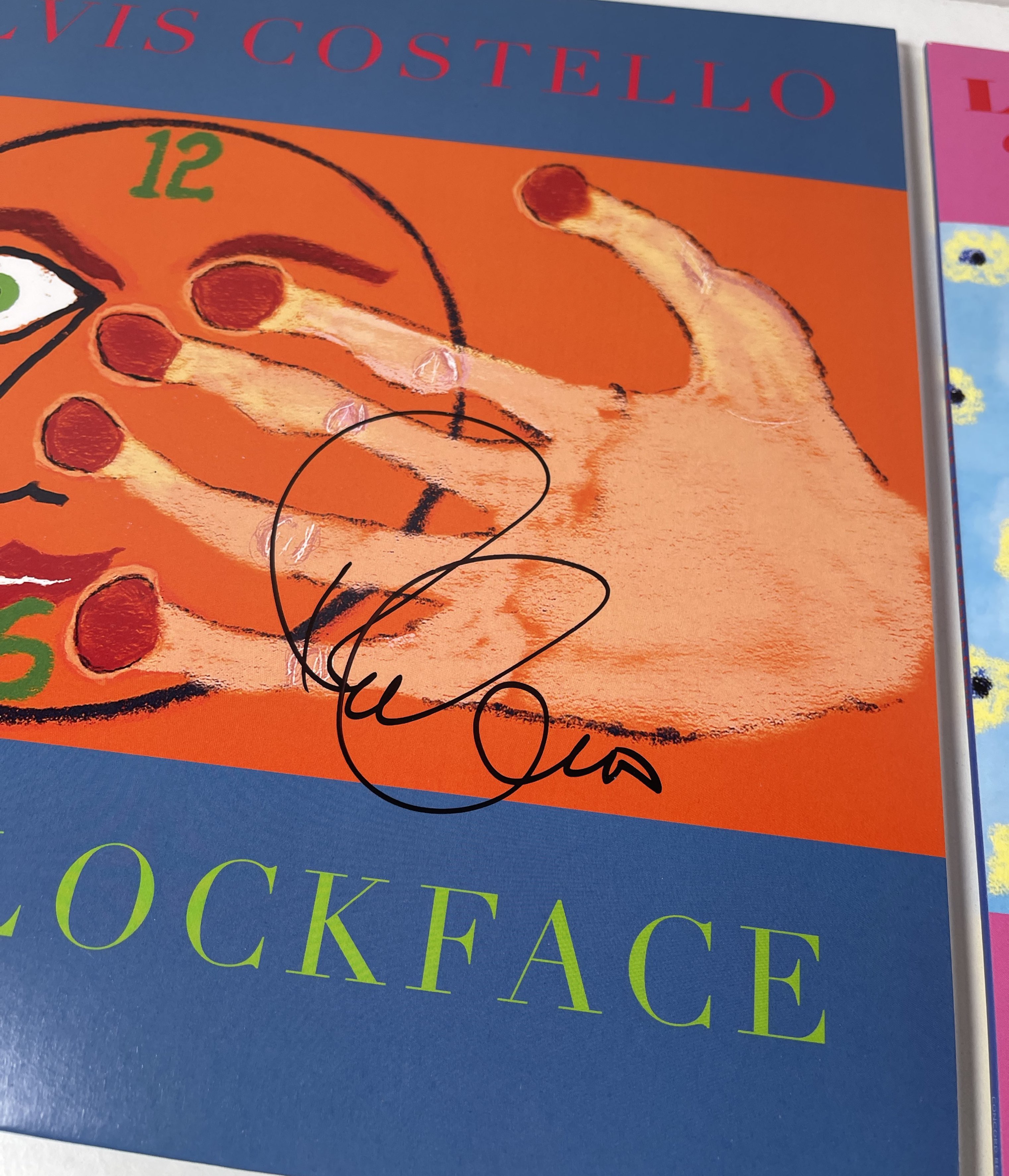 Lot 286 - ELVIS COSTELLO - SIGNED ITEMS.