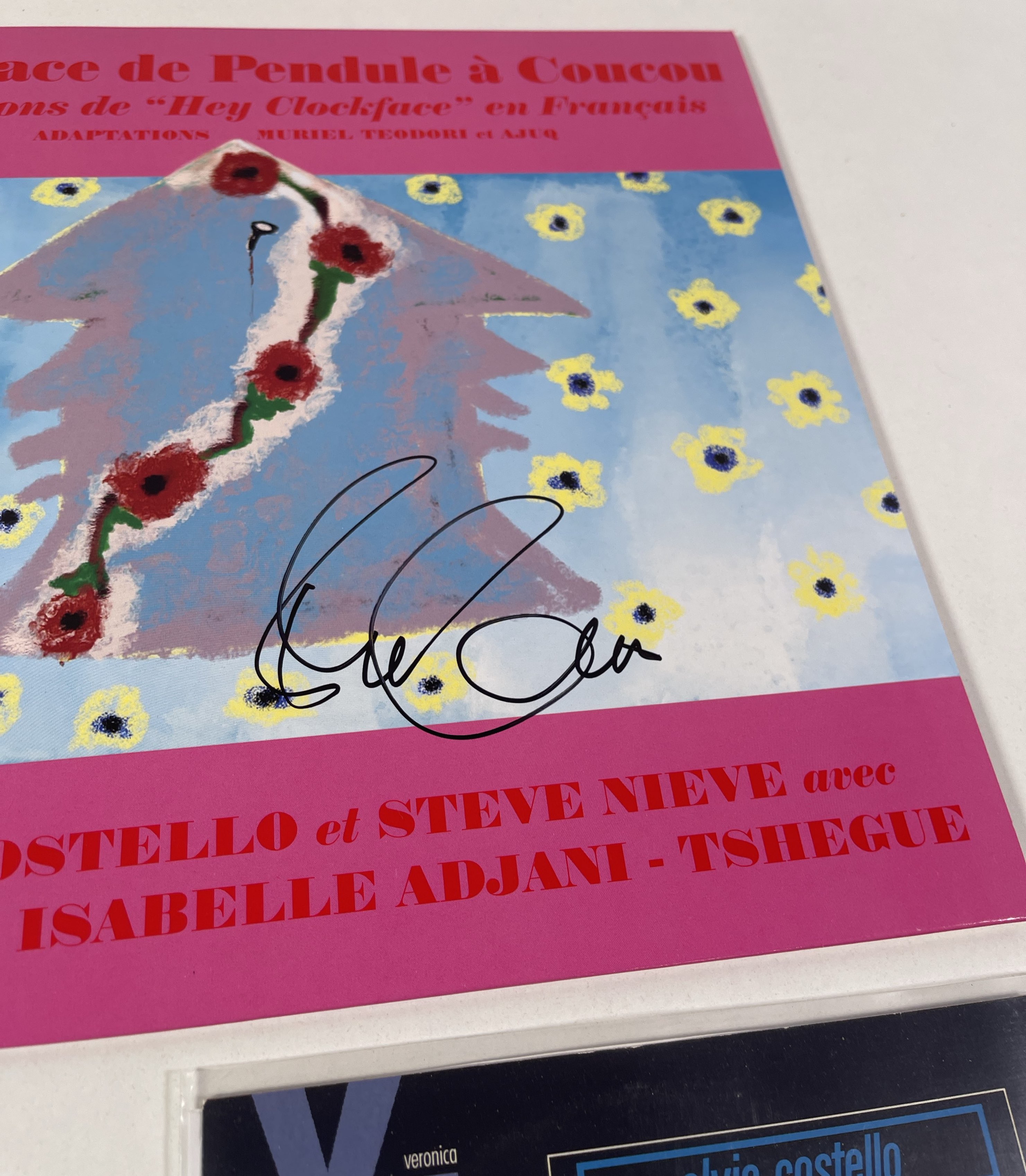 Lot 286 - ELVIS COSTELLO - SIGNED ITEMS.