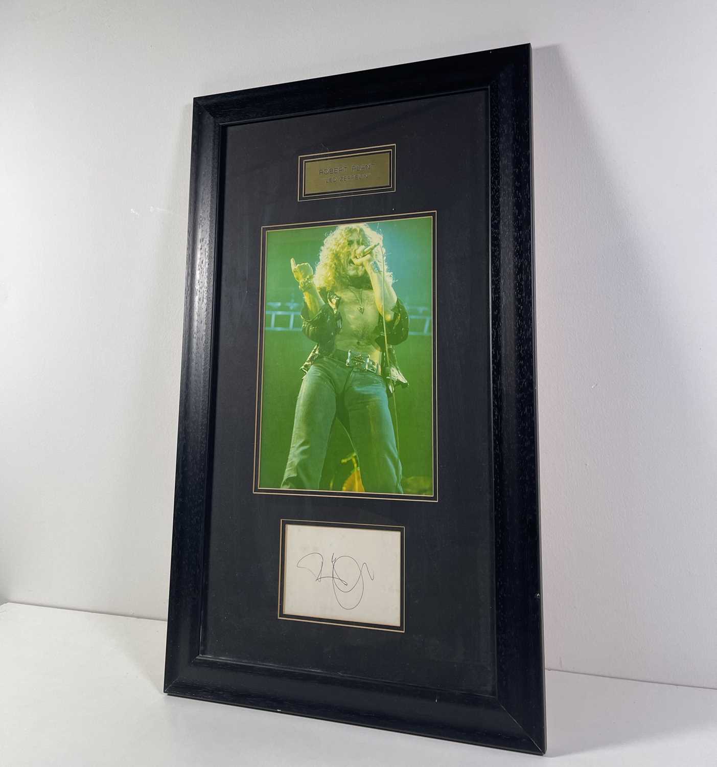 Lot 360 - LED ZEPPELIN INTEREST - ROBERT PLANT SIGNED