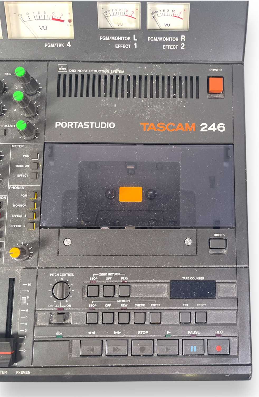Lot 10 - VINTAGE 4-TRACK TASCAM PORTASTUDIO 246 MIXER.